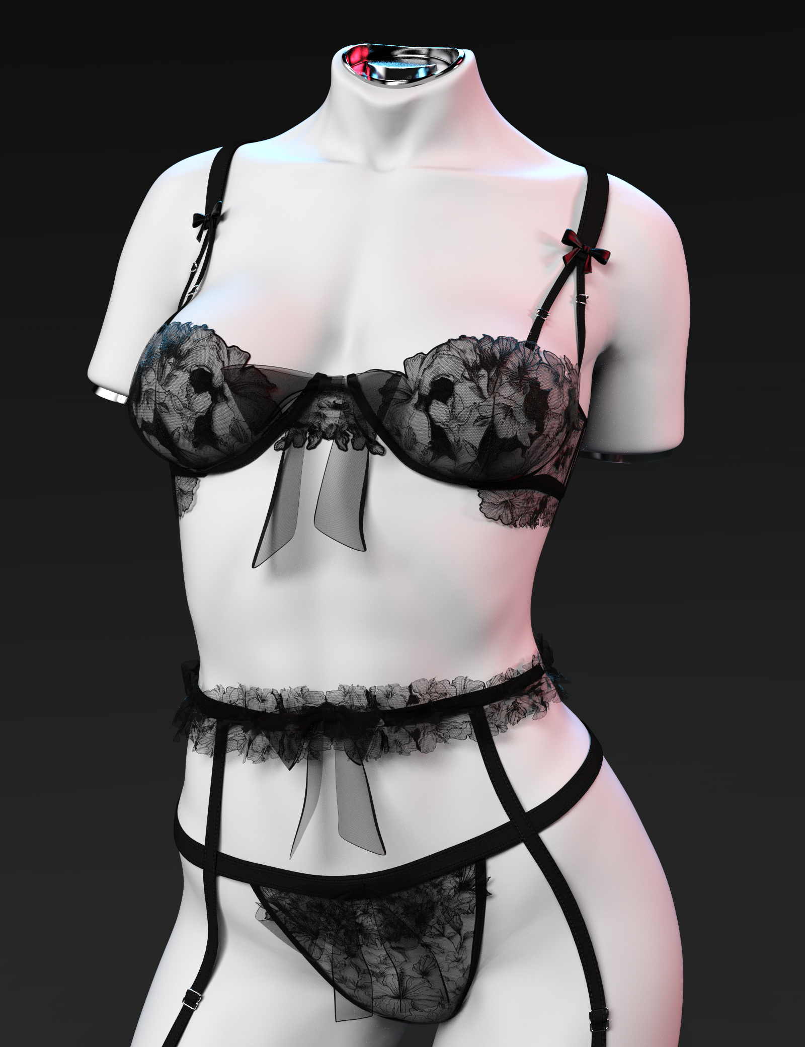 X-Fashion Soft Secrets Lingerie for Genesis 9 | Daz 3D
