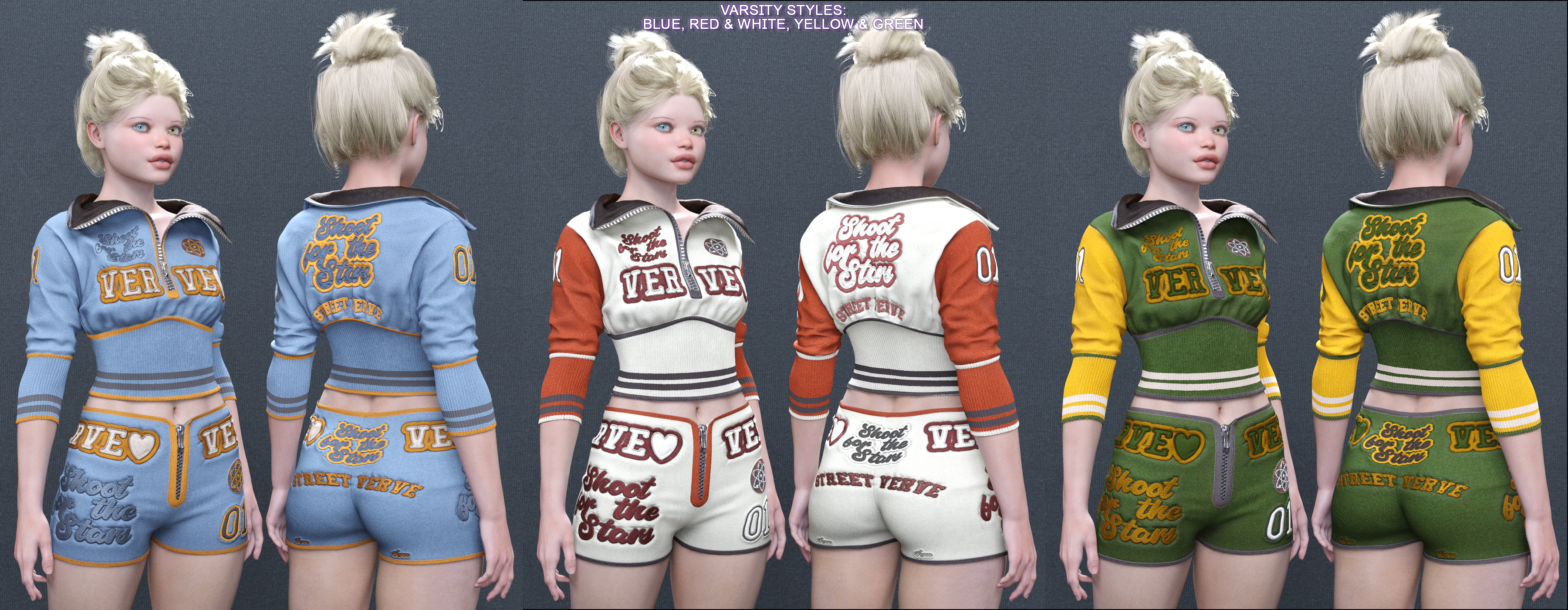 Everyday Styles for Street Verve | Daz 3D