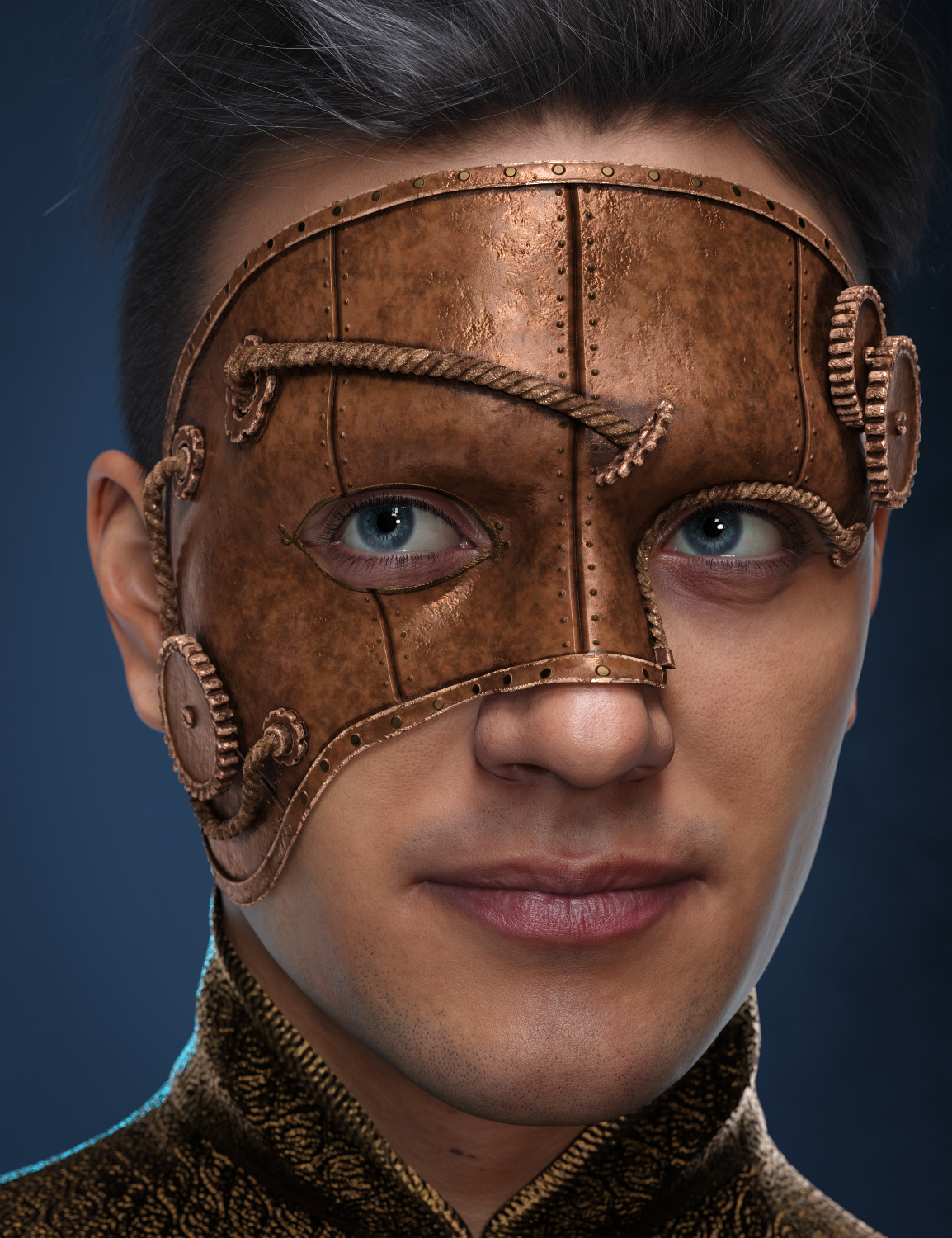 CGI Copper Sight Mask for Genesis 9 | Daz 3D
