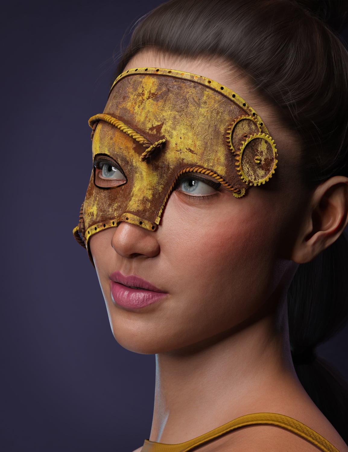 CGI Copper Sight Mask for Genesis 9 | Daz 3D