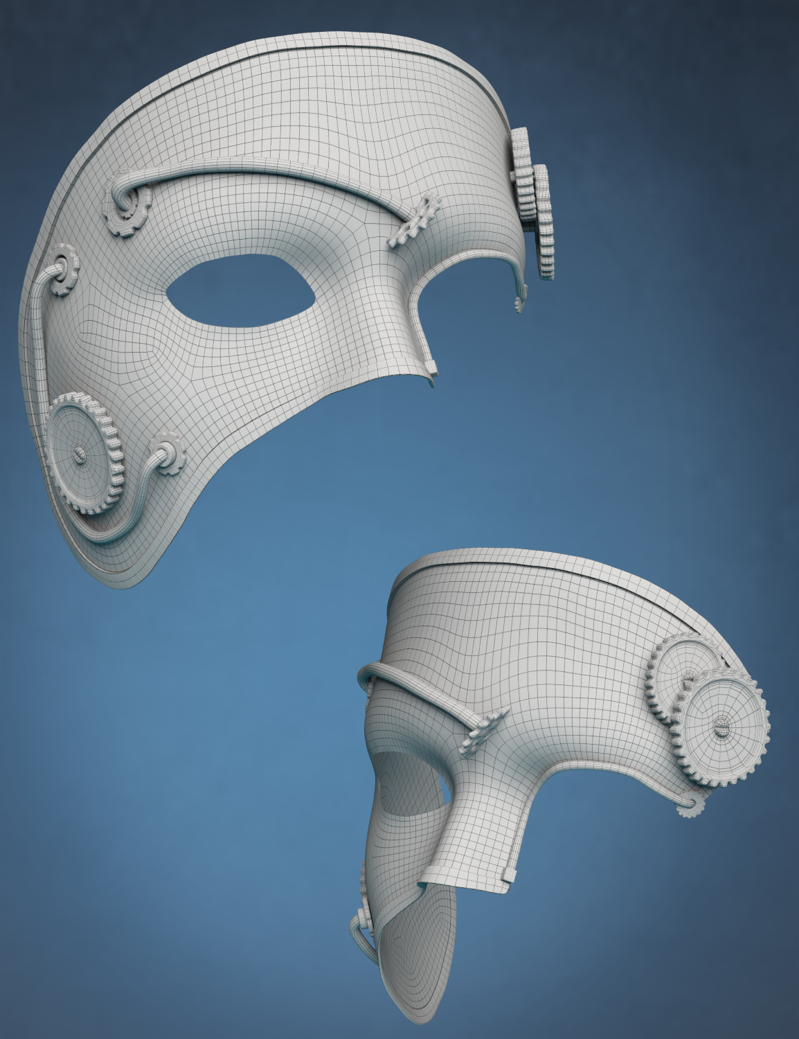 CGI Copper Sight Mask for Genesis 9 | Daz 3D