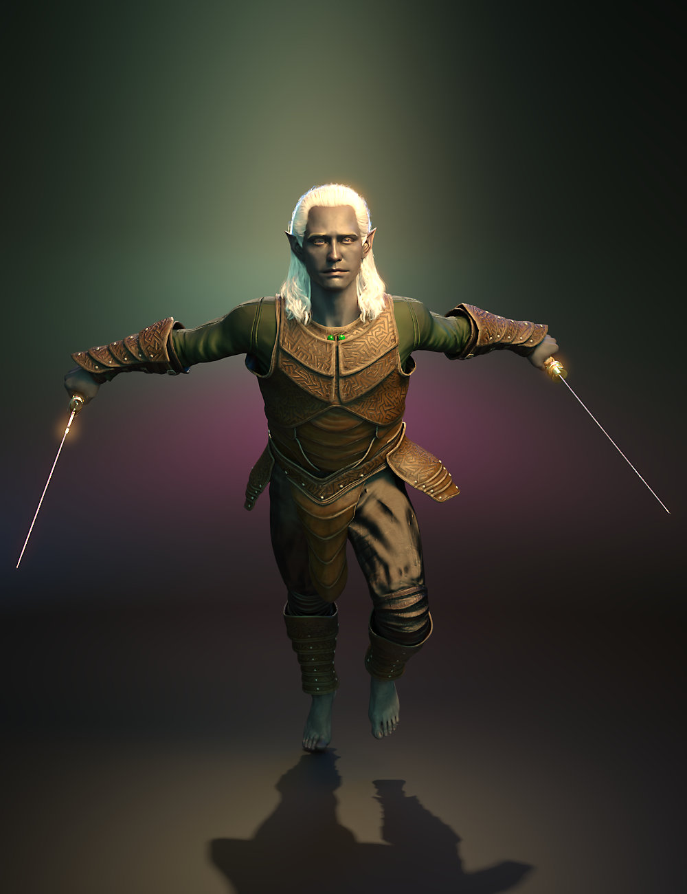 Drow Poses for Wagner 9 | Daz 3D