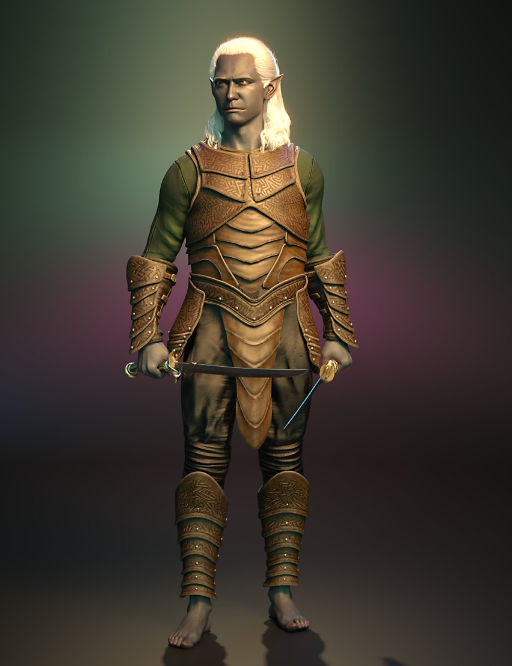 Drow Poses for Wagner 9 | Daz 3D