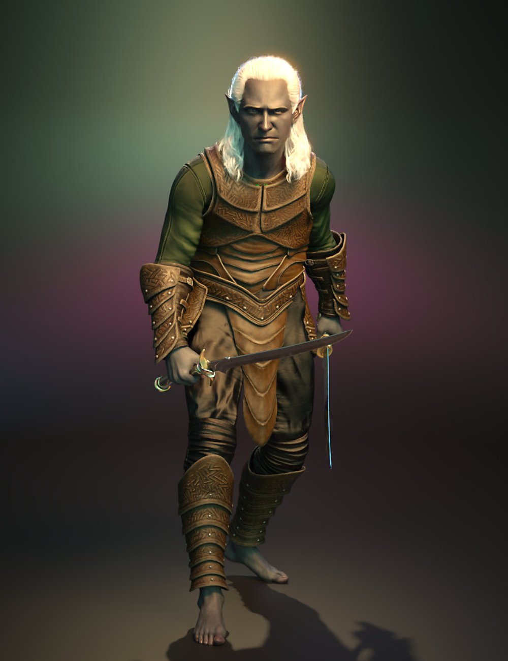 Drow Poses for Wagner 9 | Daz 3D