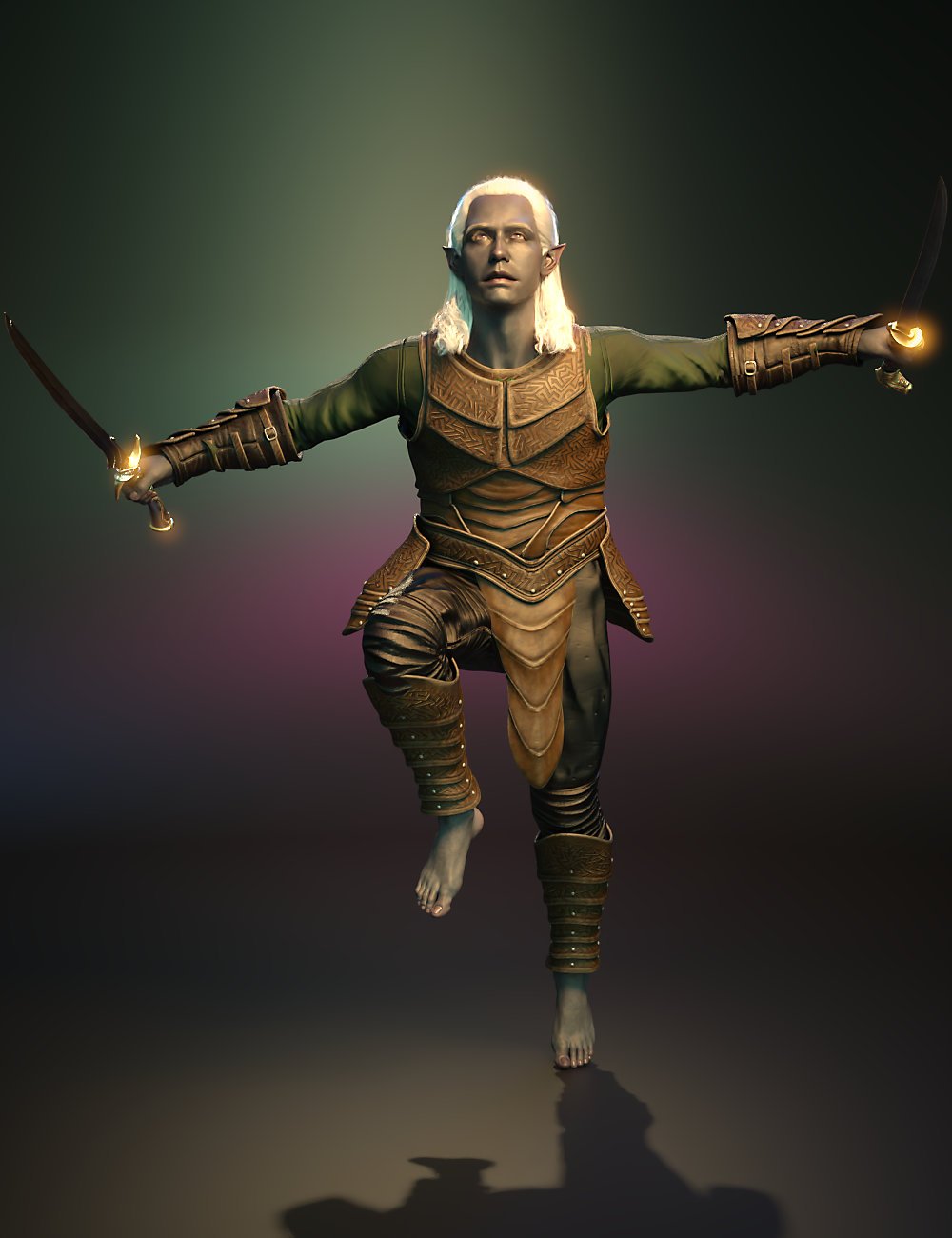 Drow Poses for Wagner 9 | Daz 3D