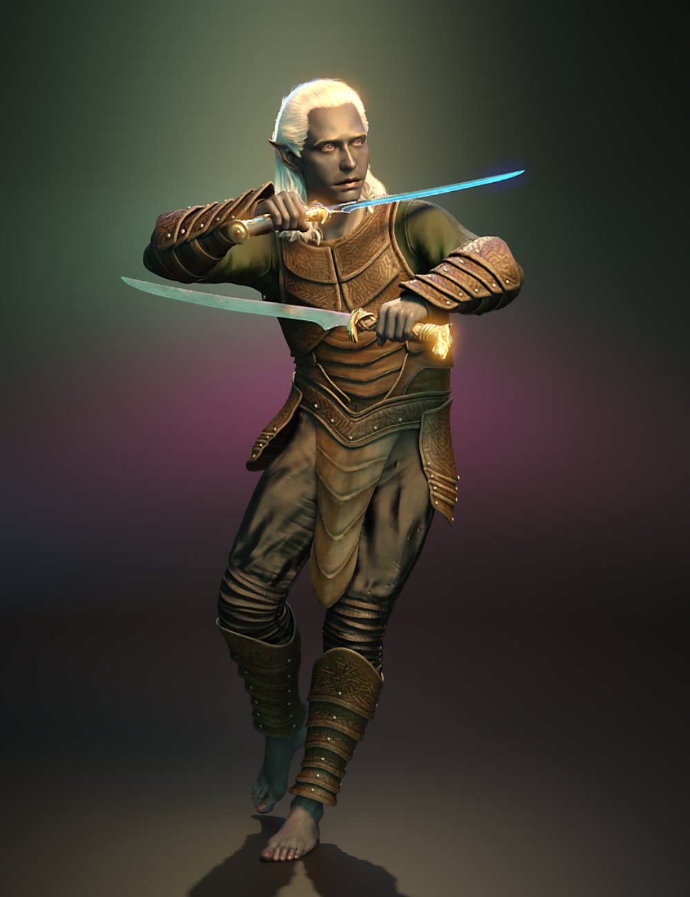 Drow Poses for Wagner 9 | Daz 3D