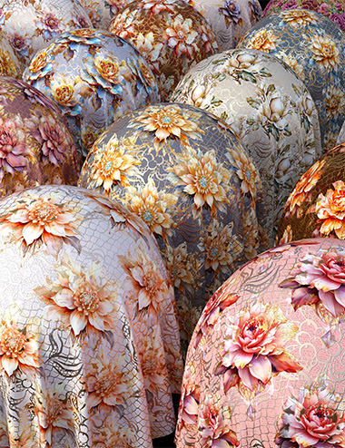 Floral Elegance Fabric Iray Shaders - MR | Daz 3D
