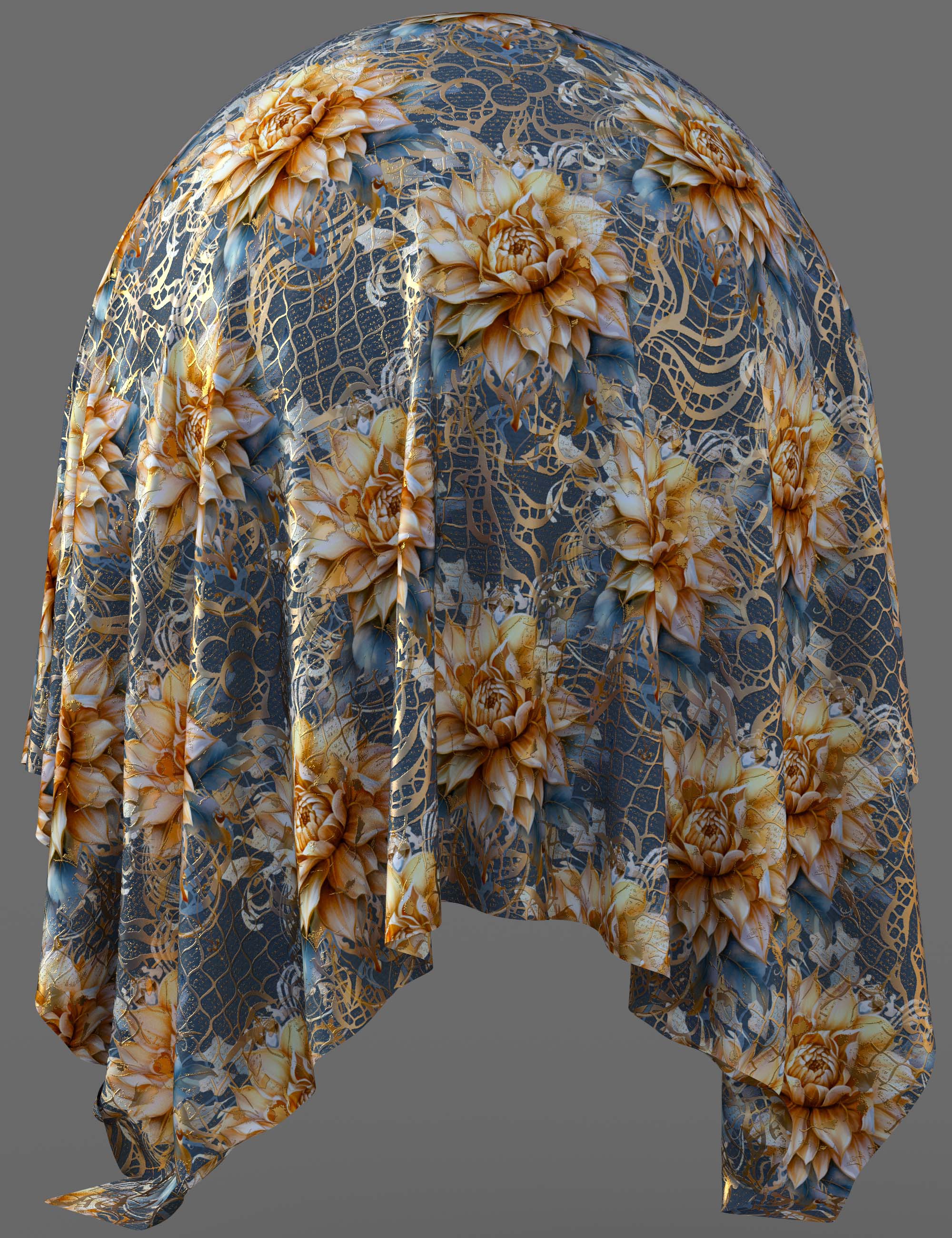 Floral Elegance Fabric Iray Shaders - MR | Daz 3D