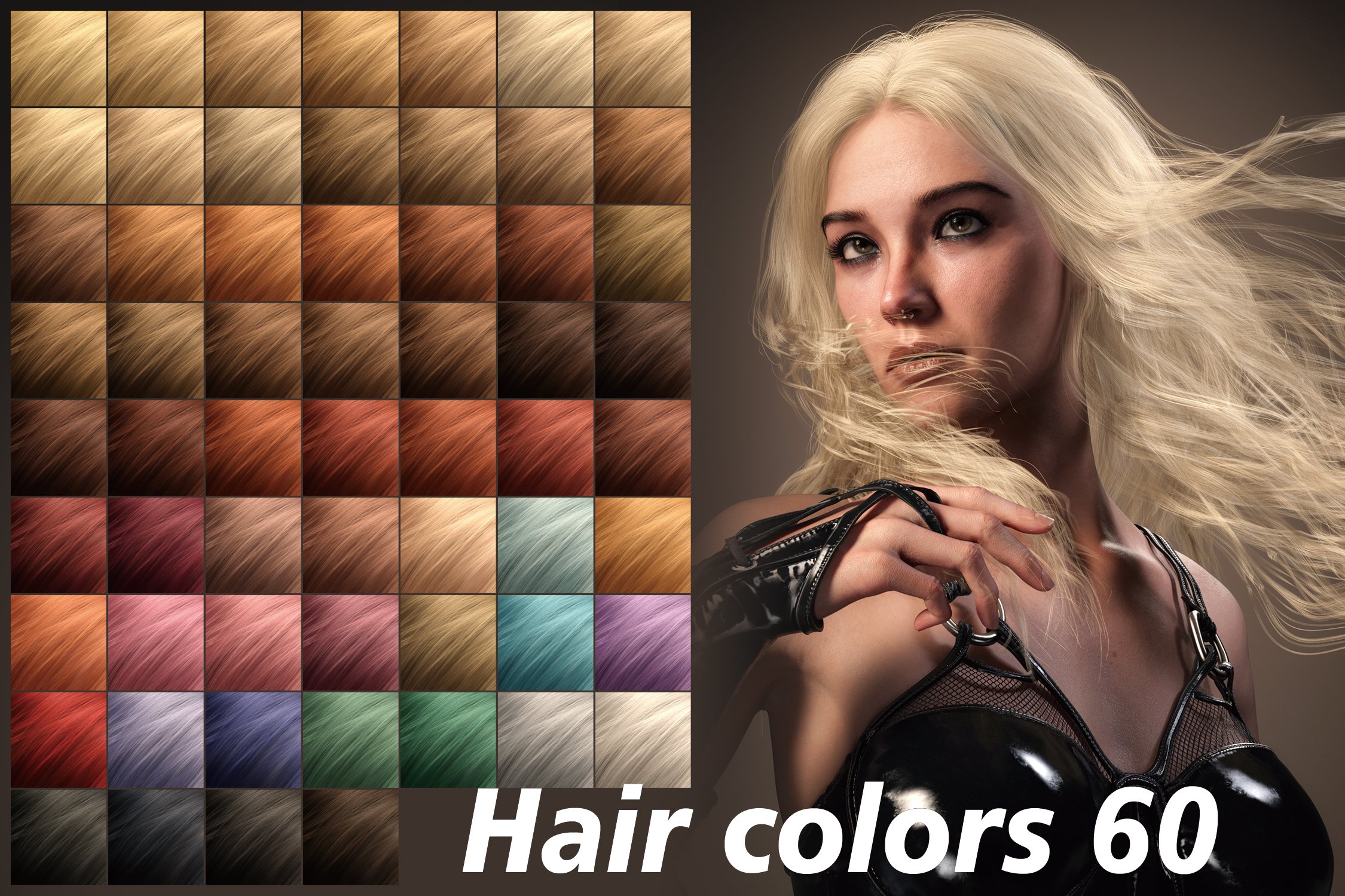 FE Soft Wave Long Hair for Genesis 9 | Daz 3D