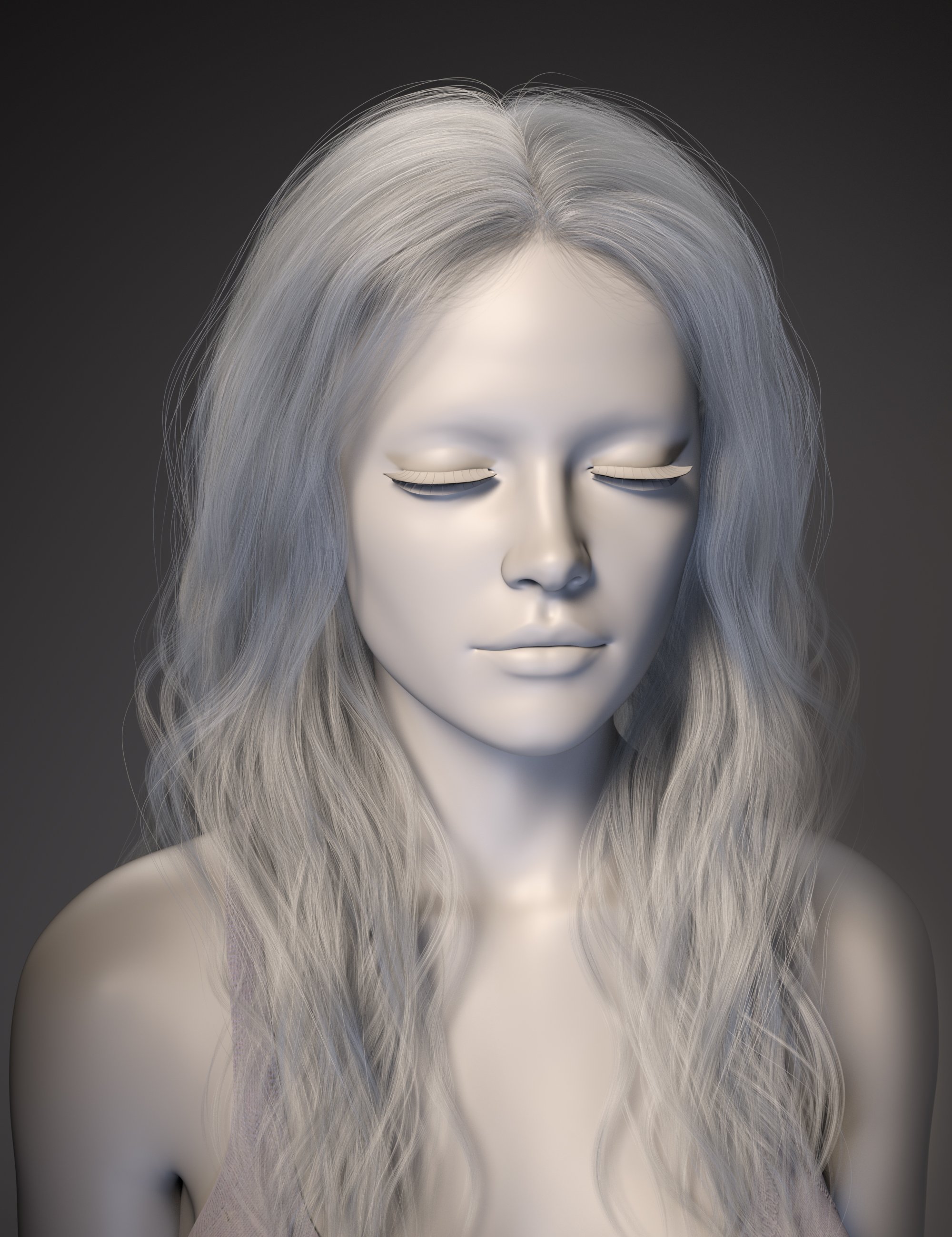 FE Soft Wave Long Hair for Genesis 9 | Daz 3D