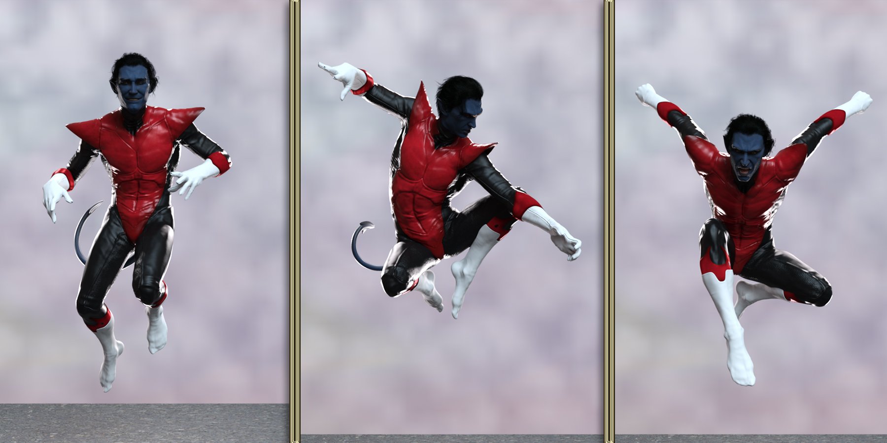 Marauder Hierarchical Poses for Wagner 9 Demon | Daz 3D