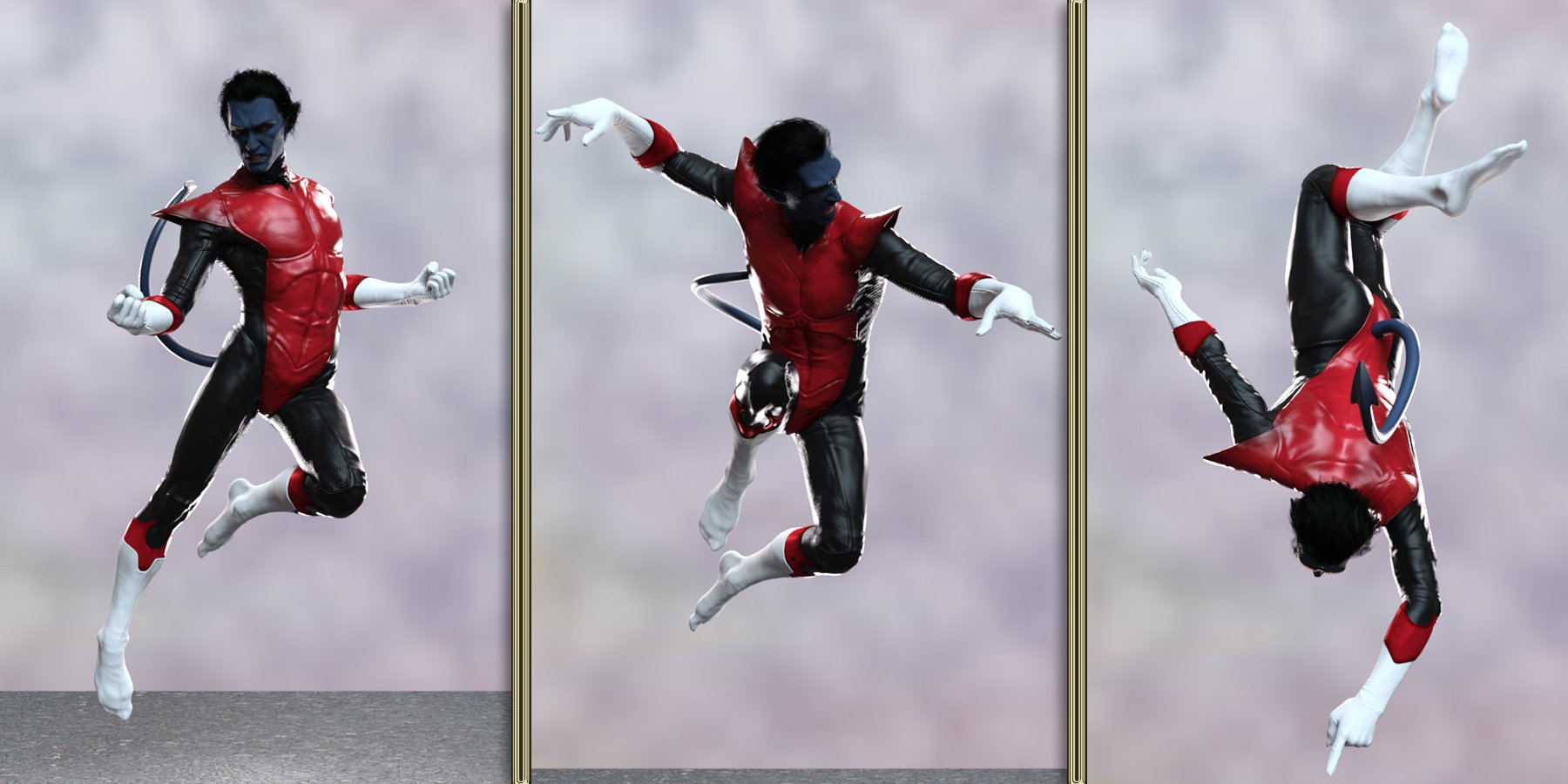 Marauder Hierarchical Poses for Wagner 9 Demon | Daz 3D