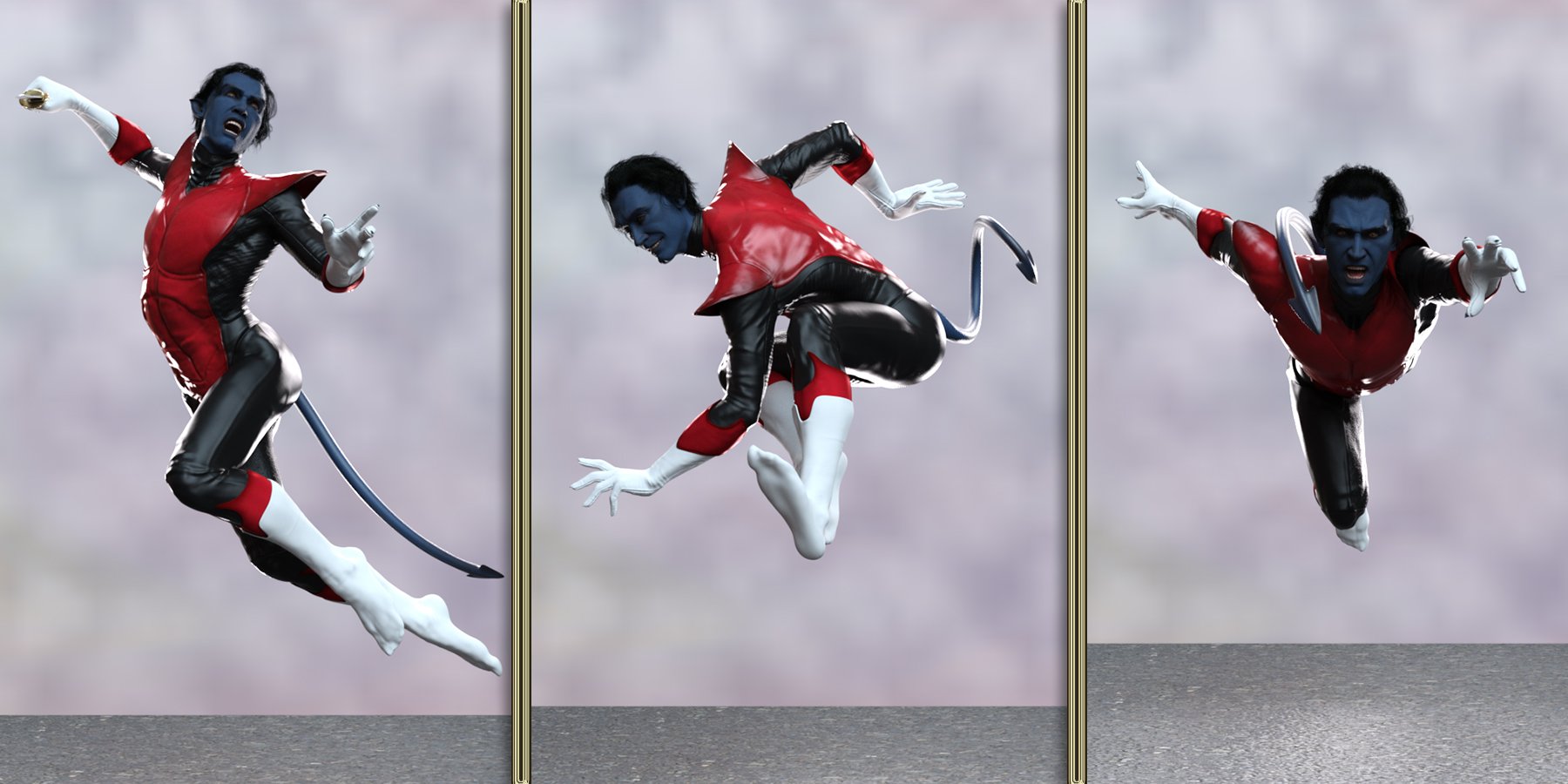 Marauder Hierarchical Poses for Wagner 9 Demon | Daz 3D