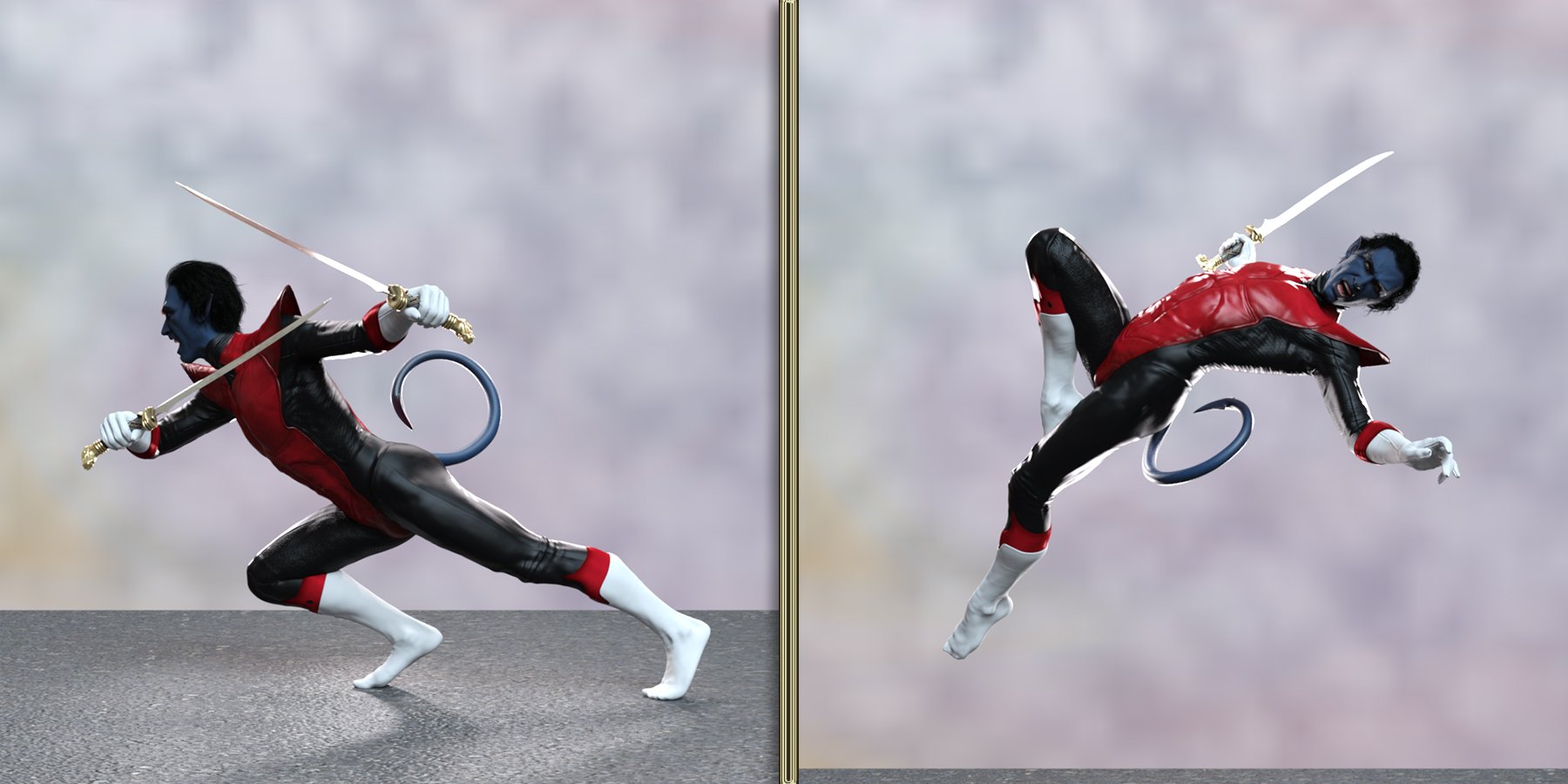 Marauder Hierarchical Poses for Wagner 9 Demon | Daz 3D