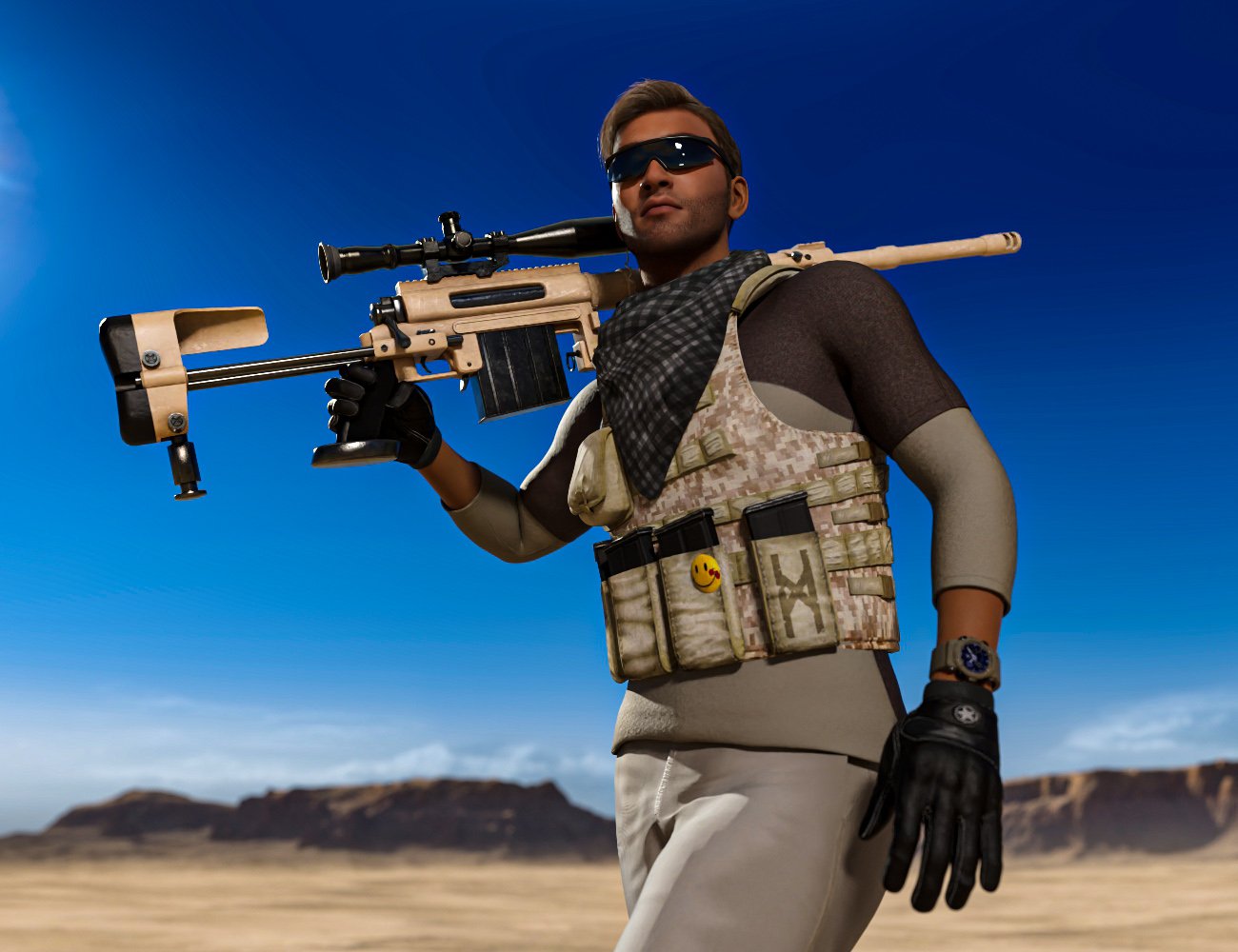 Poses for Army Weapon 02 for Genesis 8 and 9 | Daz 3D