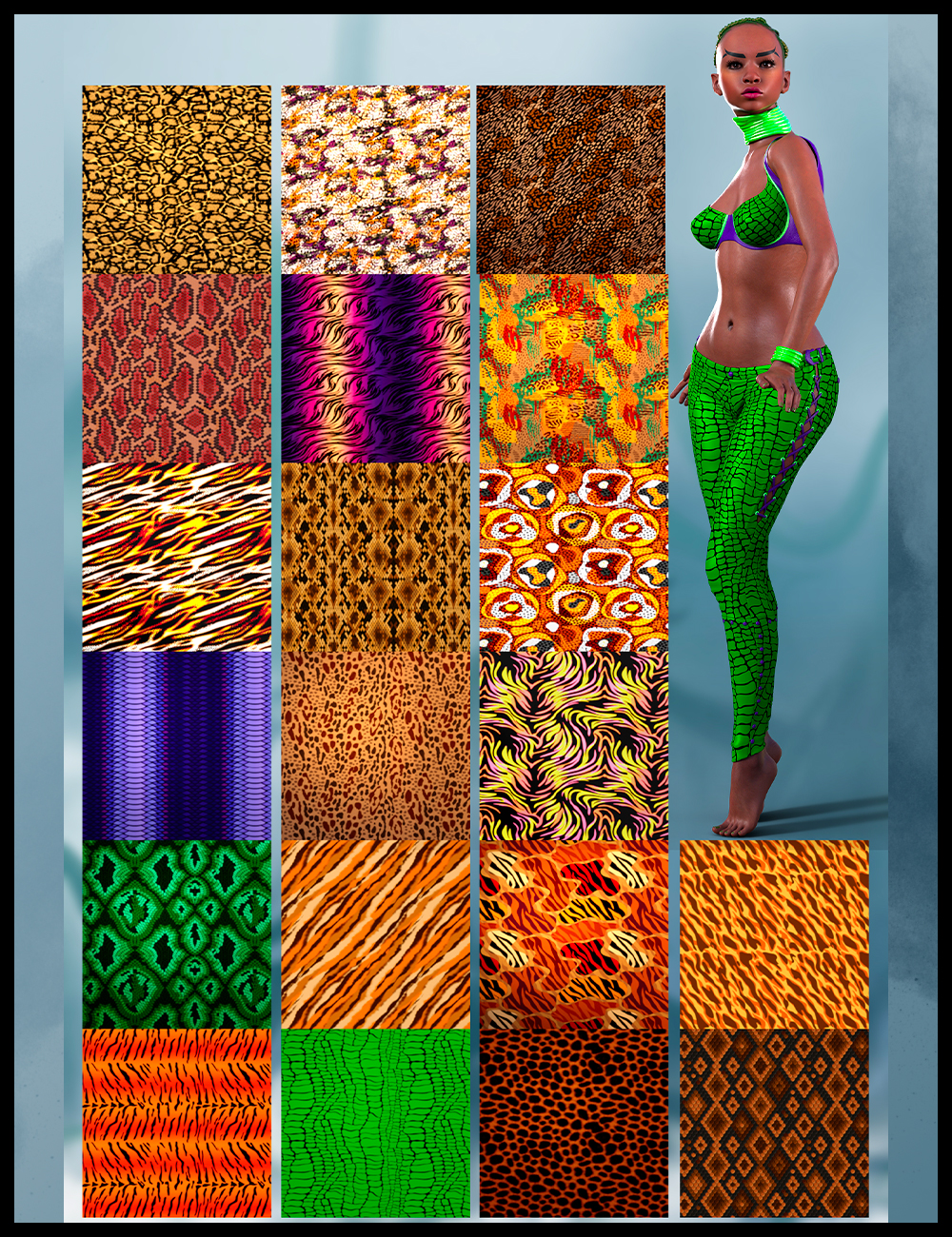 HLMND Iroque Fusion Shaders | Daz 3D