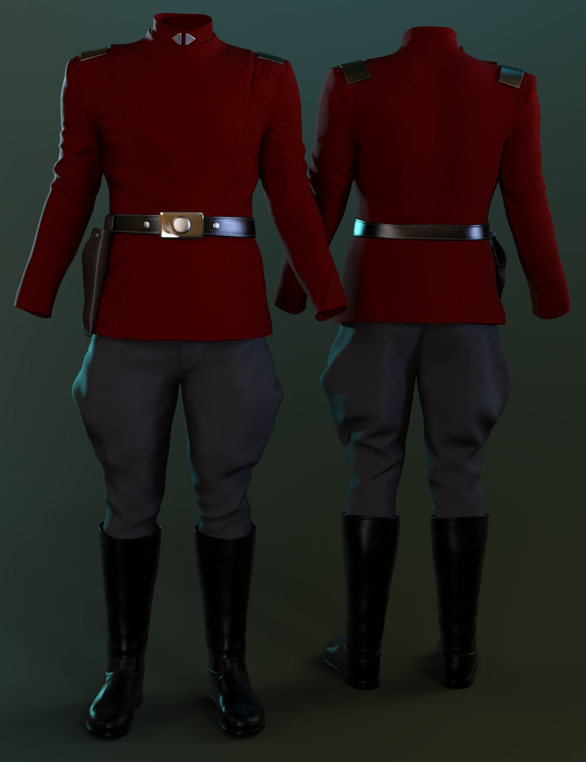 Fleet Commander Texture Add On | Daz 3D