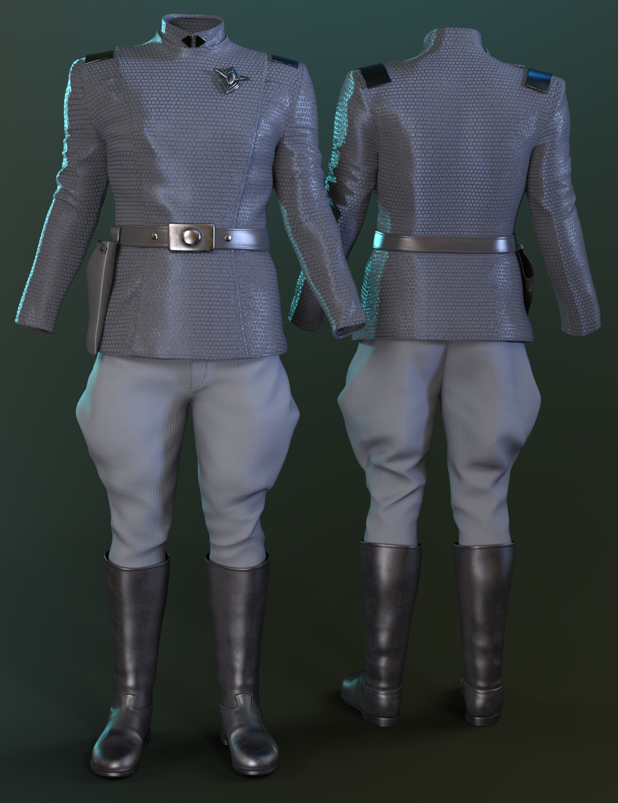 Fleet Commander Texture Add On | Daz 3D