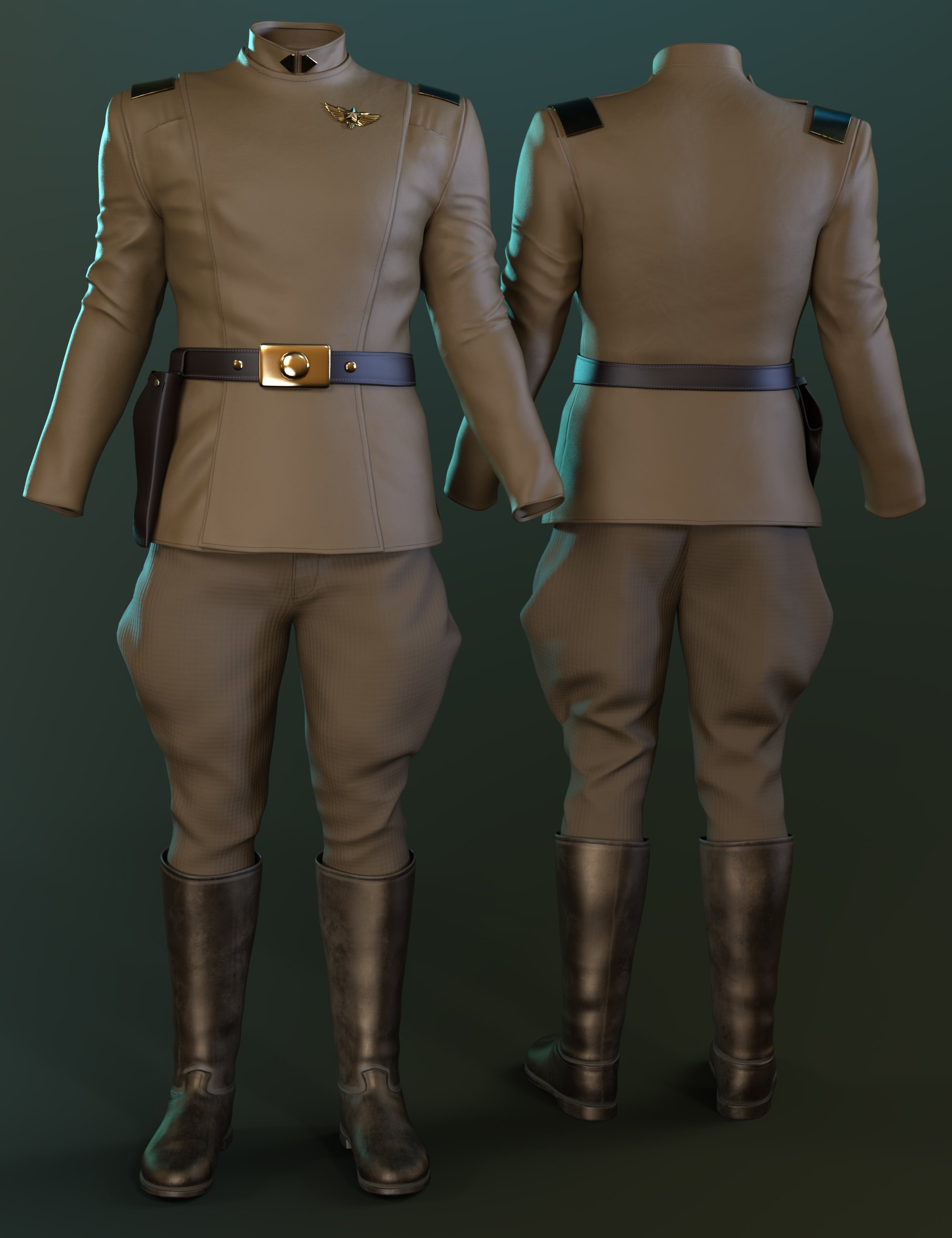 Fleet Commander Texture Add On | Daz 3D