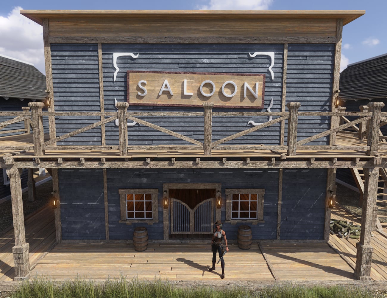 Wild West Saloon 2 | Daz 3D