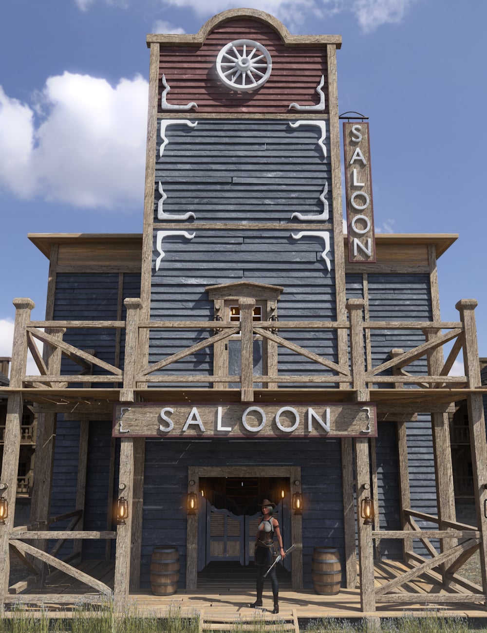 Wild West Saloon 2 | Daz 3D