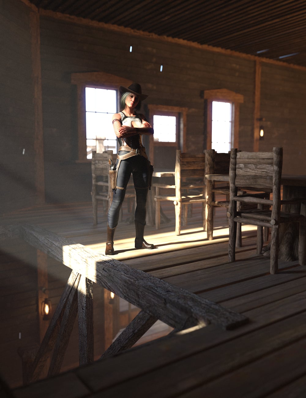 Wild West Saloon 2 | Daz 3D