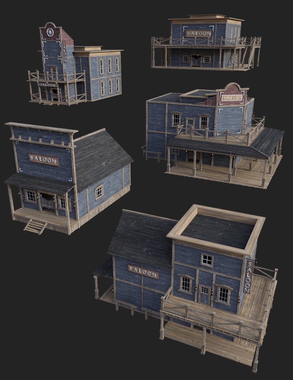 Wild West Saloon 2 | Daz 3D