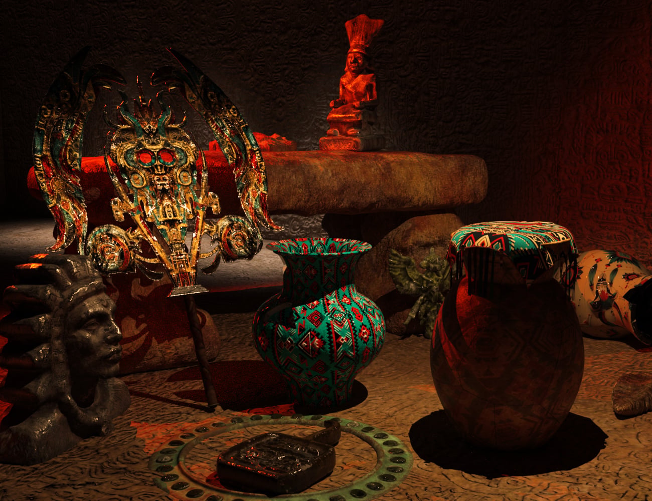 Inca Props | Daz 3D