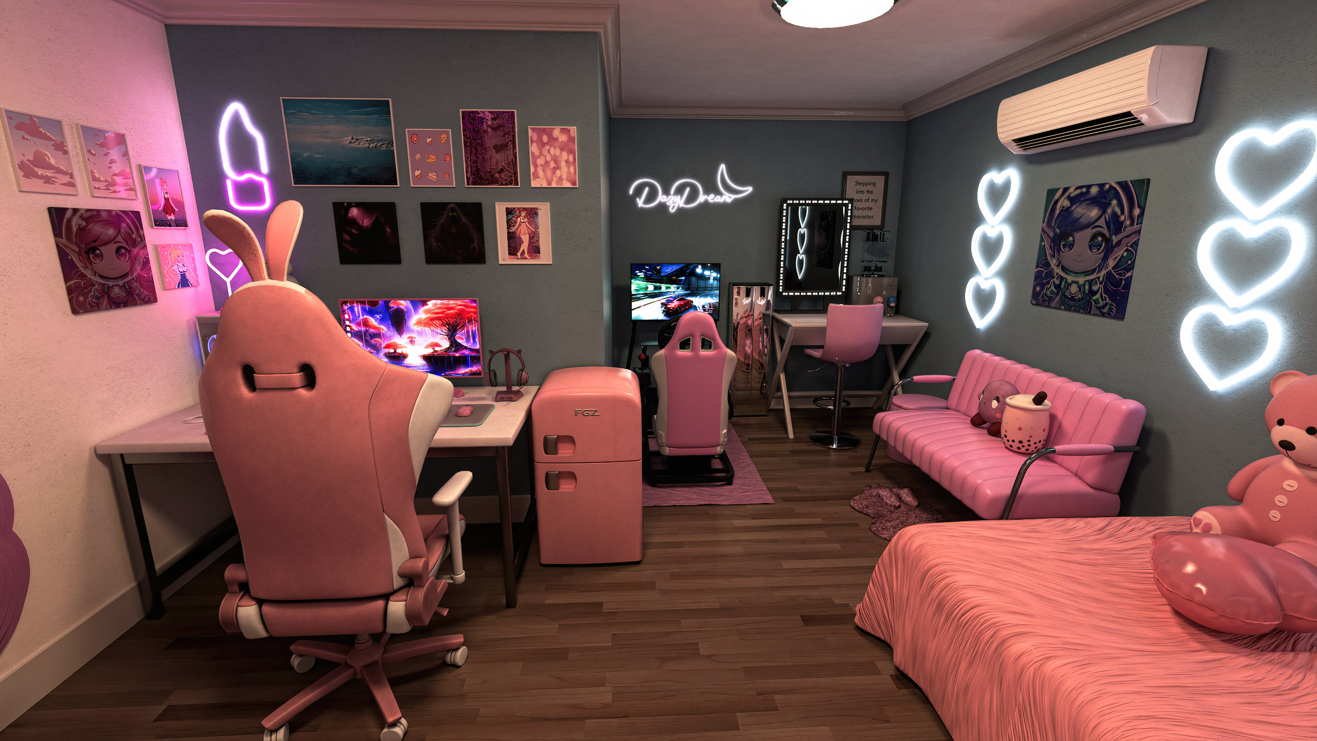 FG Cosplay Streamer Room | Daz 3D