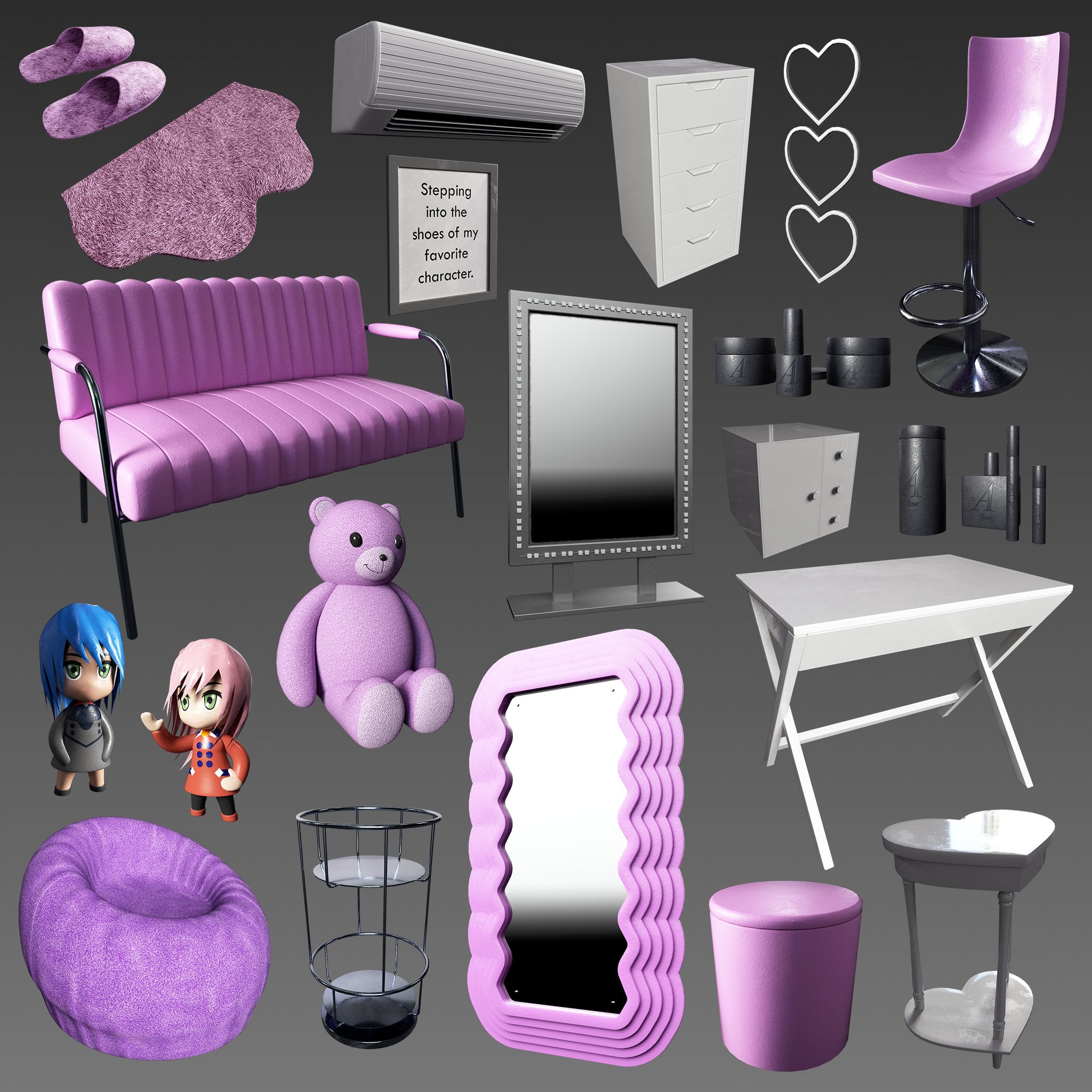 FG Cosplay Streamer Room | Daz 3D