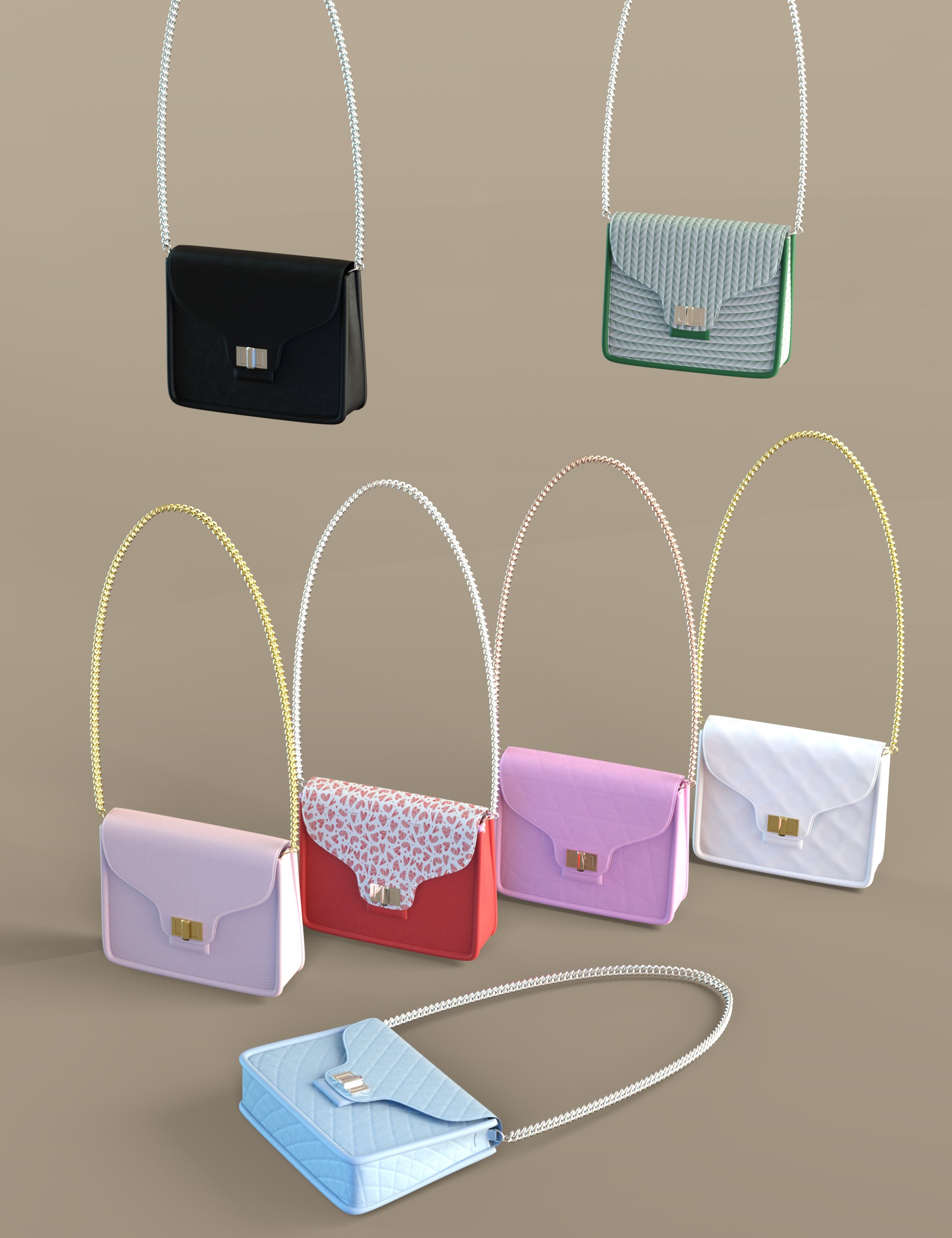 Elegant Lady Props | Daz 3D