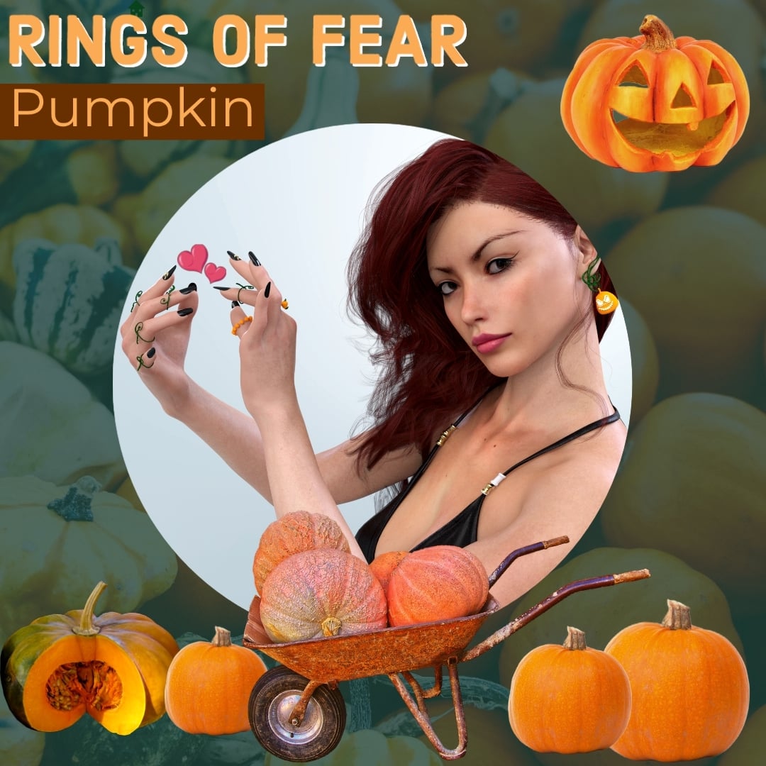 Rings of Fear - Pumpkin | Daz 3D