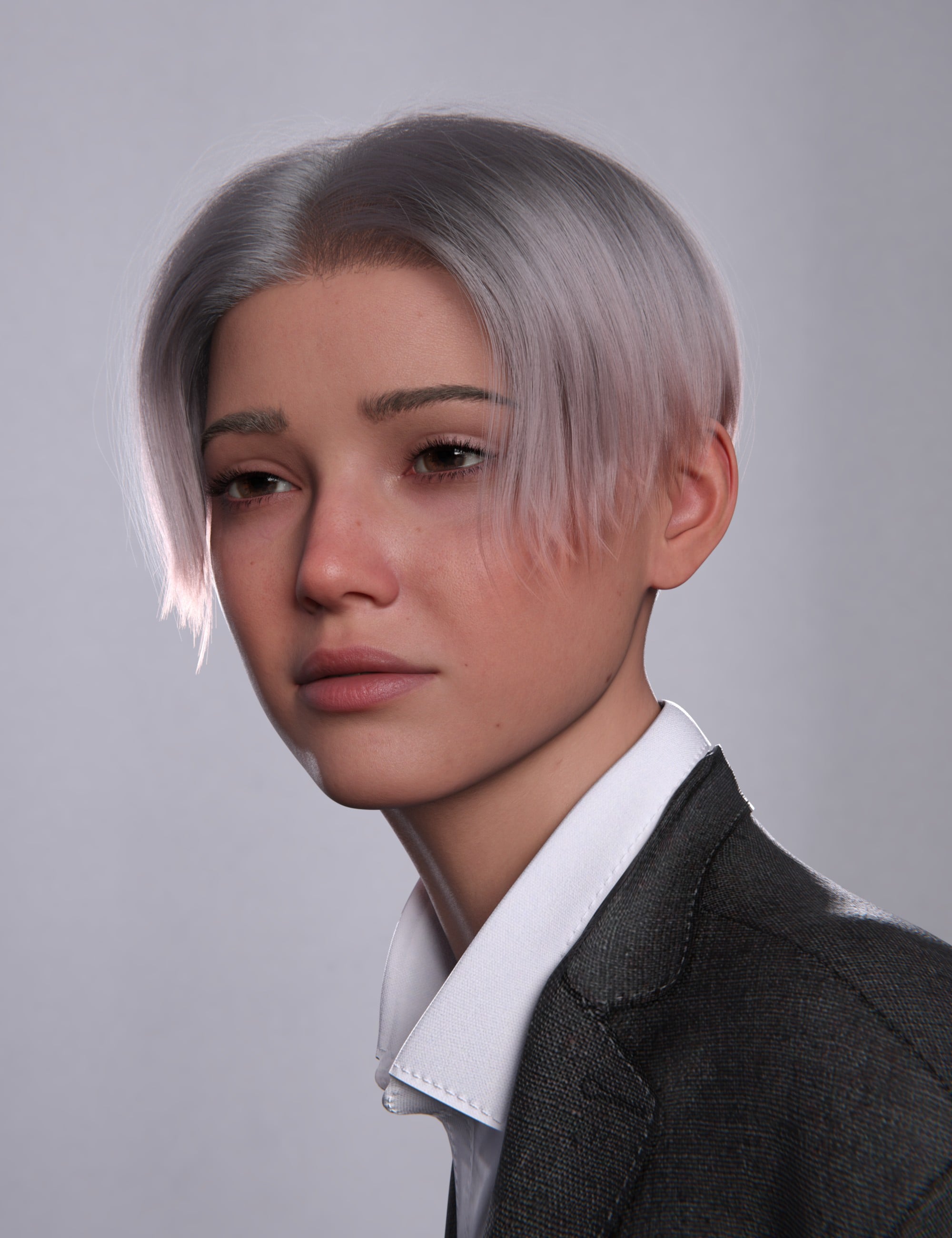 dForce AK Fashionable Short Hair for Genesis 9, 8, and 8.1 | Daz 3D