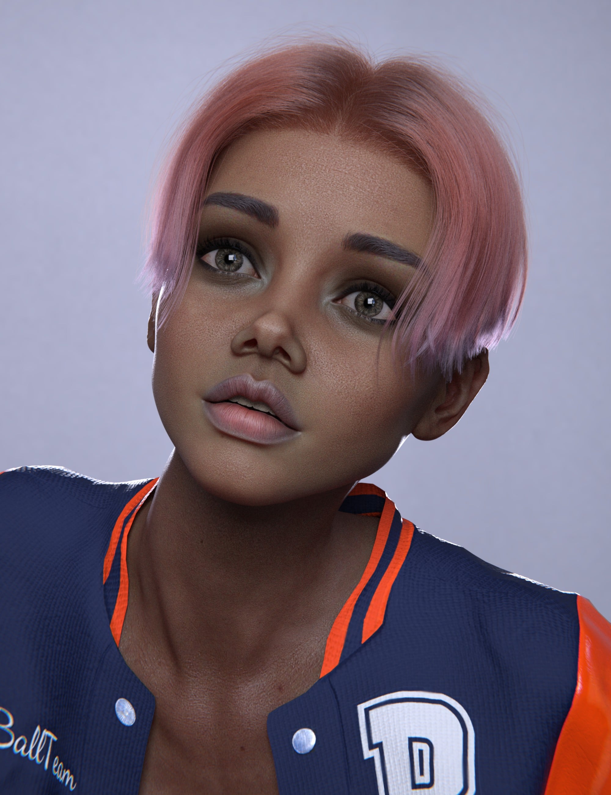 dForce AK Fashionable Short Hair for Genesis 9, 8, and 8.1 | Daz 3D