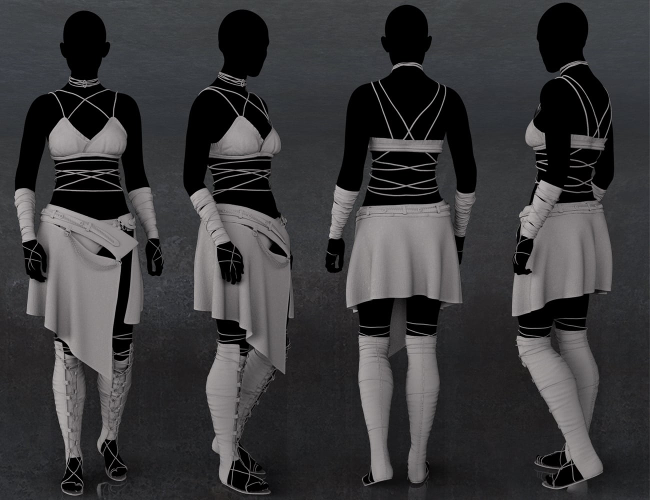 CB Aidah HD Character, Clothing and Texture Expansion For Genesis 9 ...