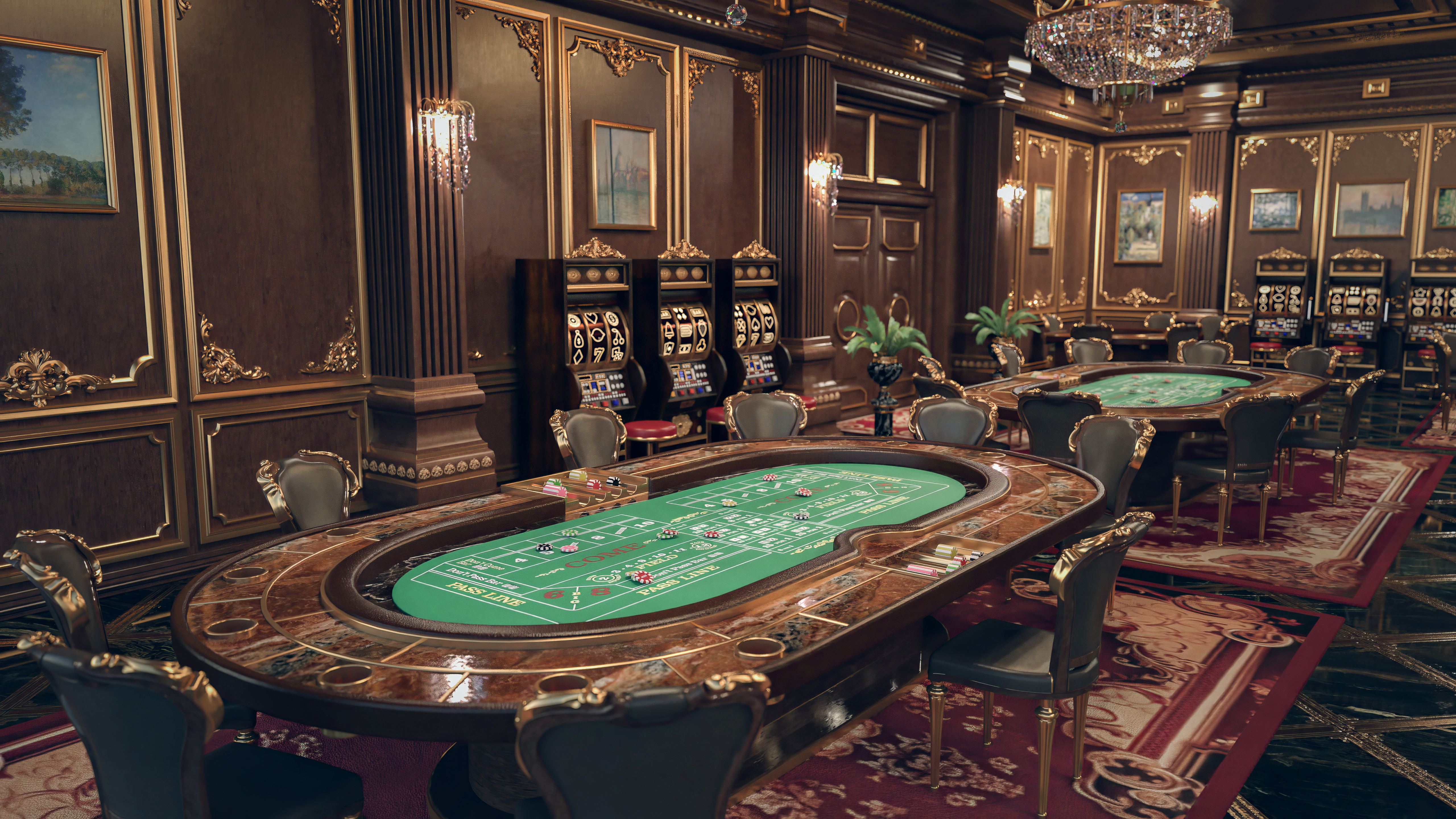 Luxury Casino Hall | Daz 3D