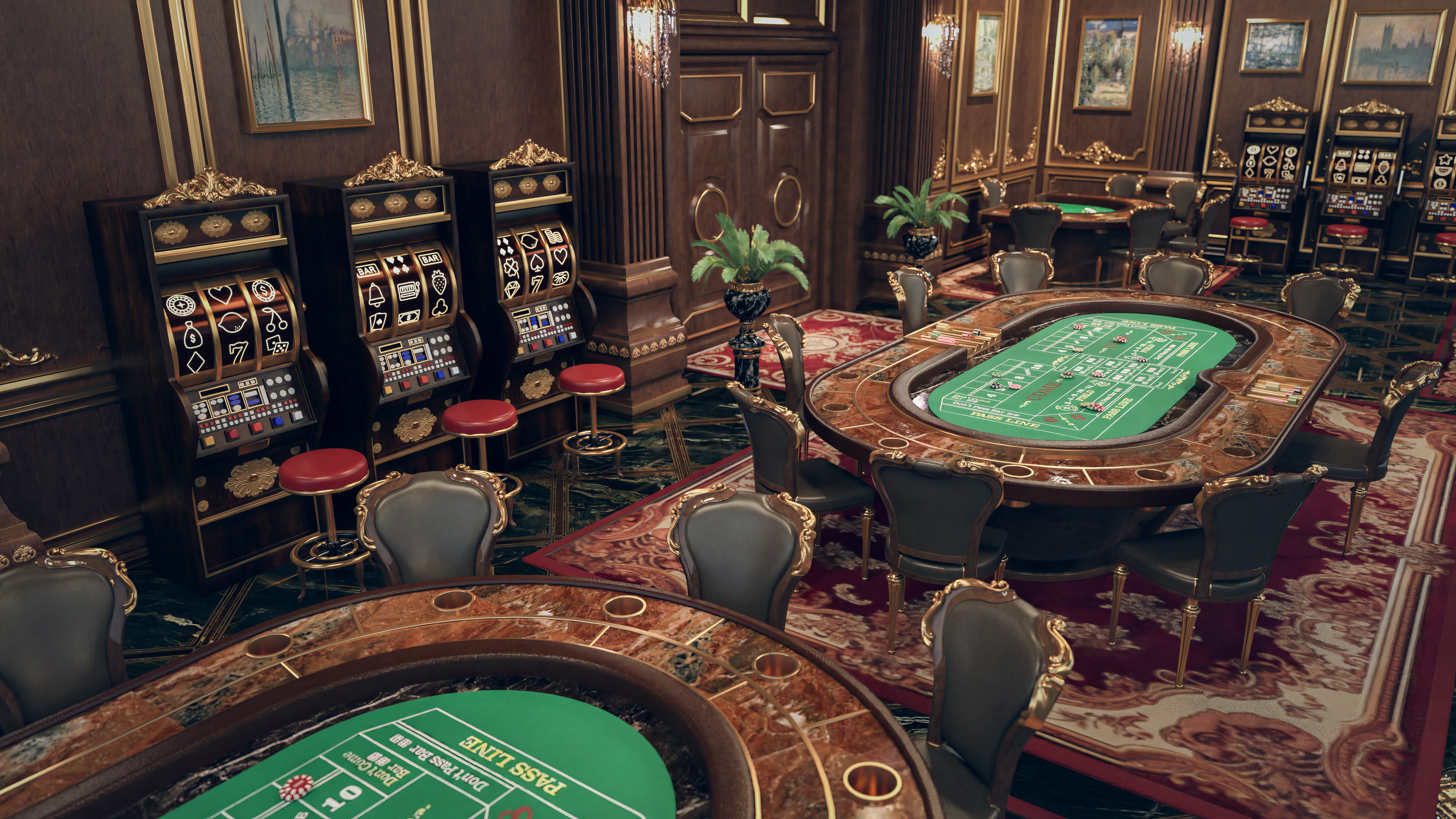 Luxury Casino Hall | Daz 3D