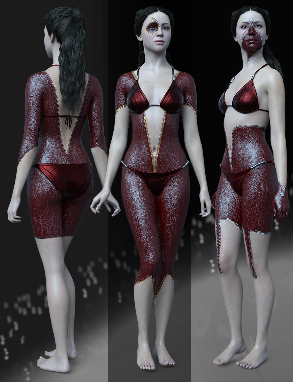 Zip It Geoshell Builder for Genesis 9 | Daz 3D