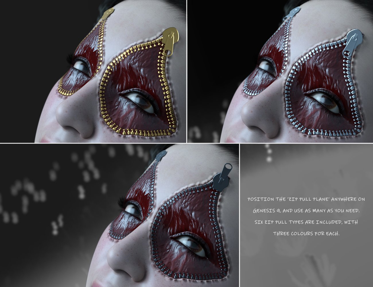 Zip It Geoshell Builder for Genesis 9 | Daz 3D