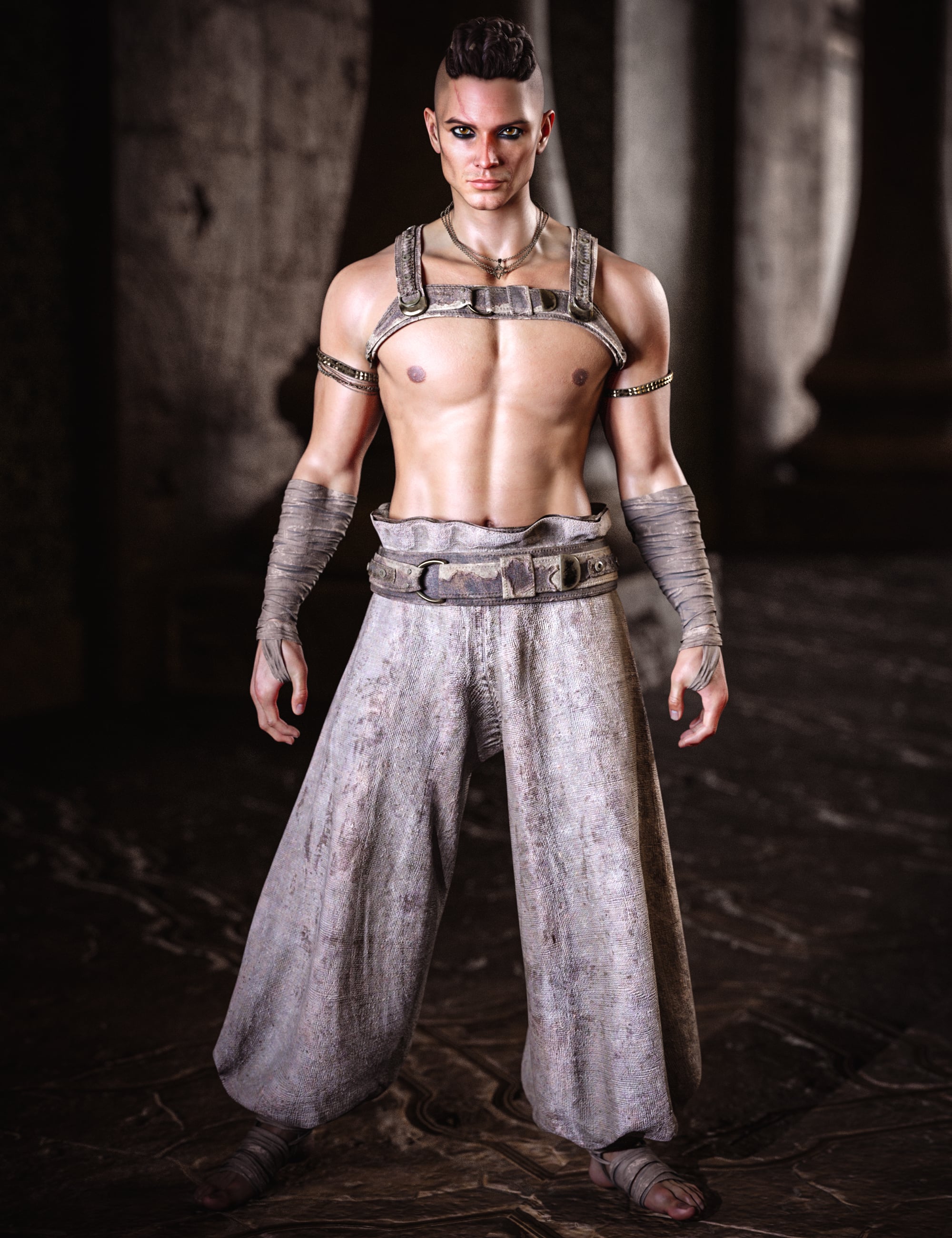 CB Aidah, CB Milo HD Characters and dForce Clothing Sets For Genesis 9 | Daz 3D