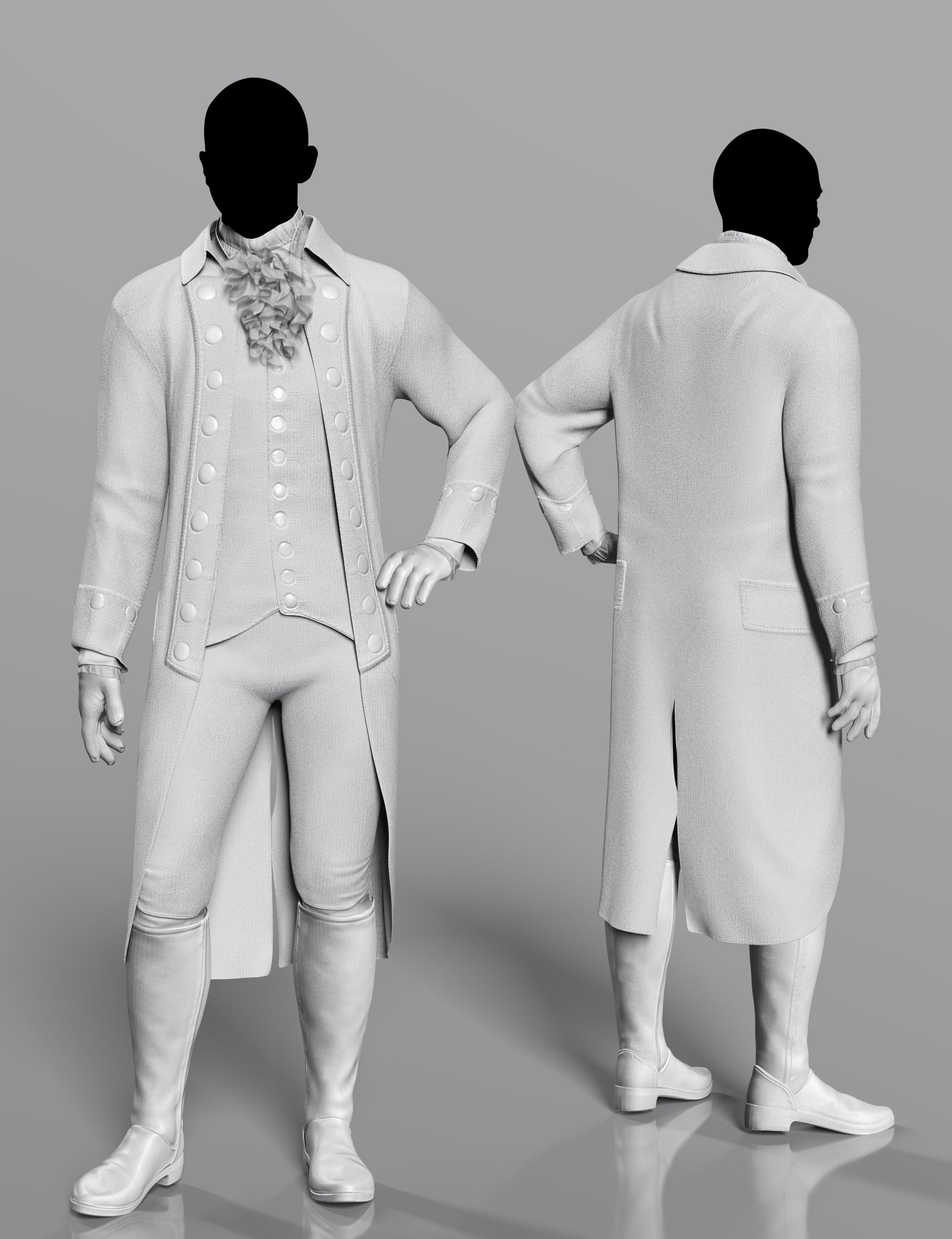 dForce Founding Fathers Outfit for Genesis 9 | Daz 3D