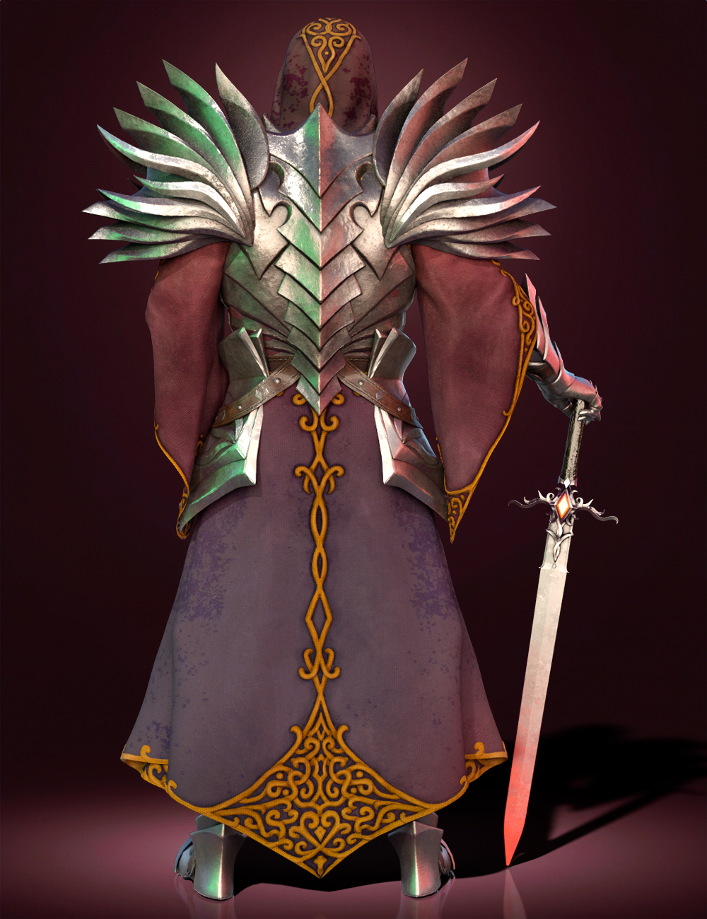 dForce Hexenblade HD Armor for Genesis 9 | Daz 3D
