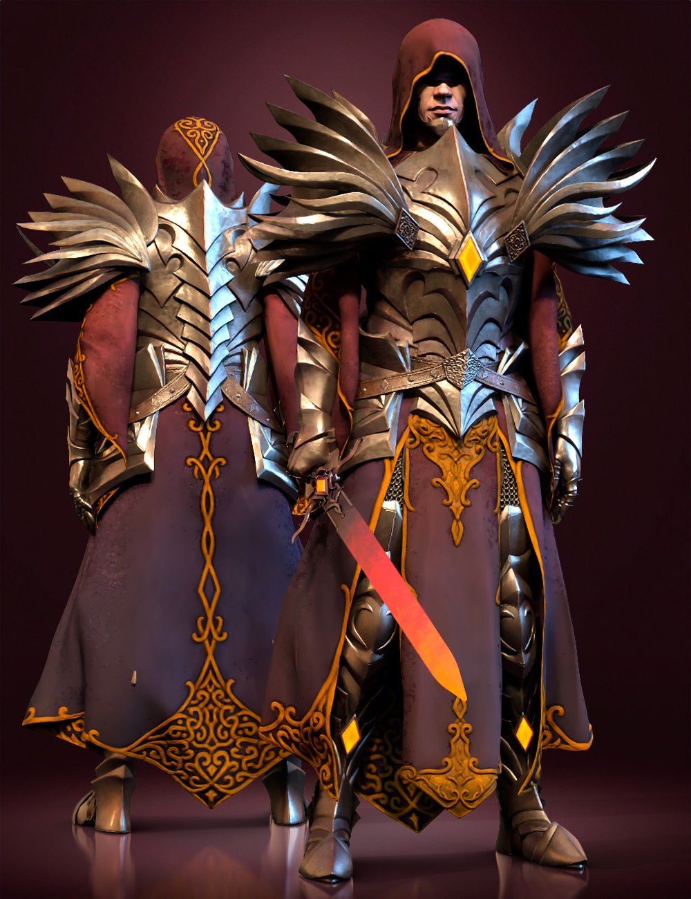 dForce Hexenblade HD Armor for Genesis 9 | Daz 3D