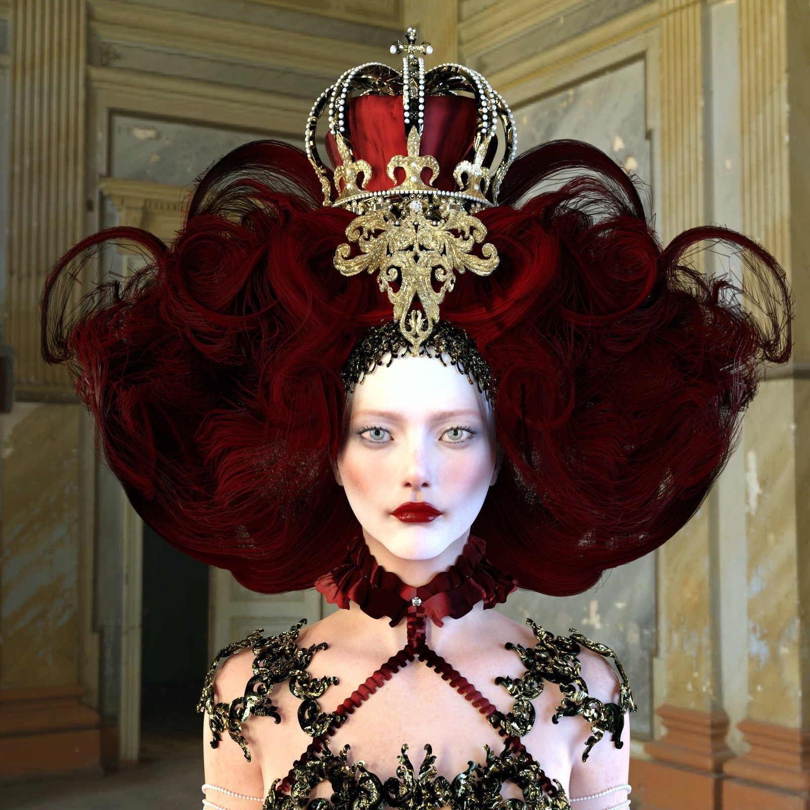Queen Ely DD G8F-V8 | Daz 3D