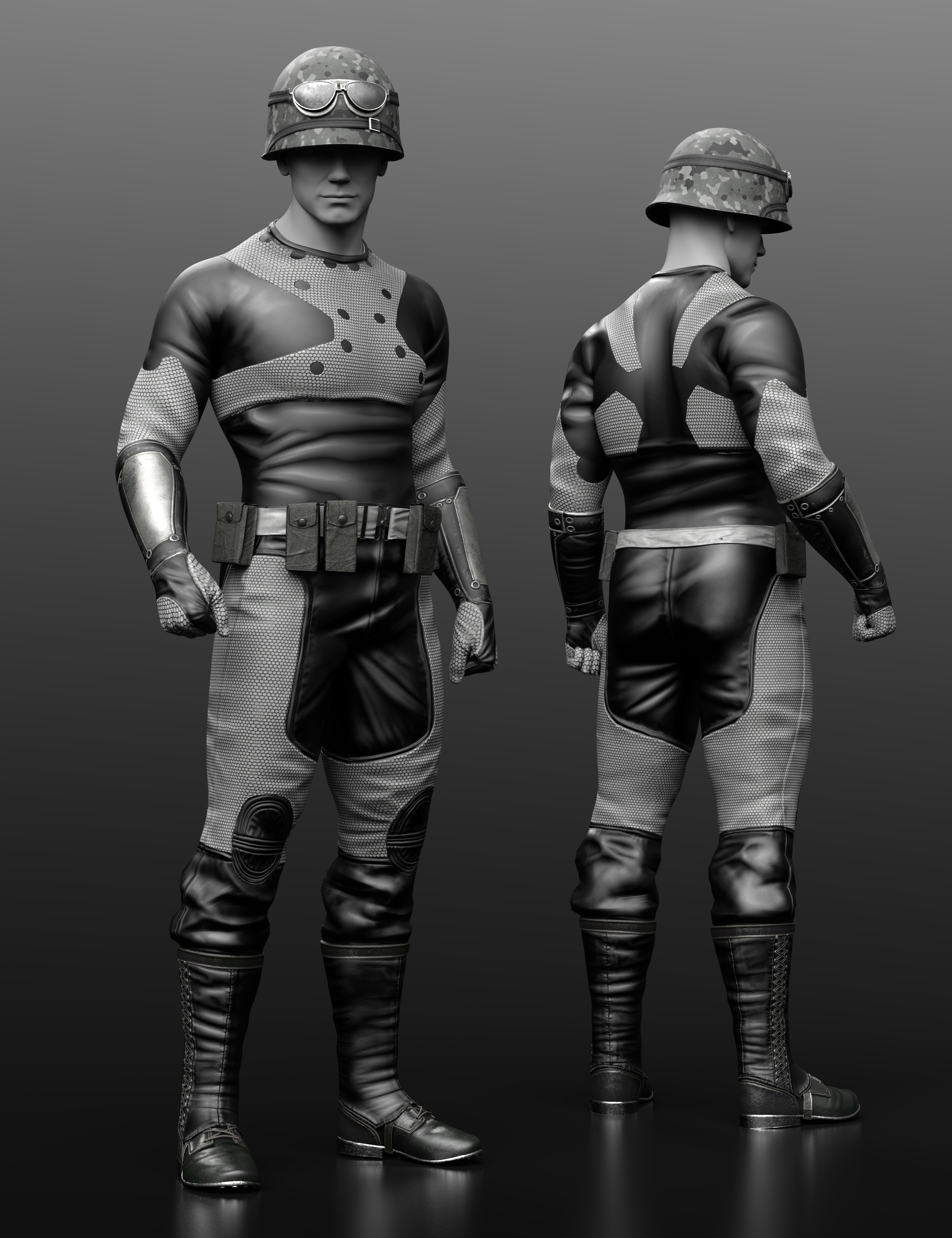 dForce Superhero Outfit Add-On | Daz 3D