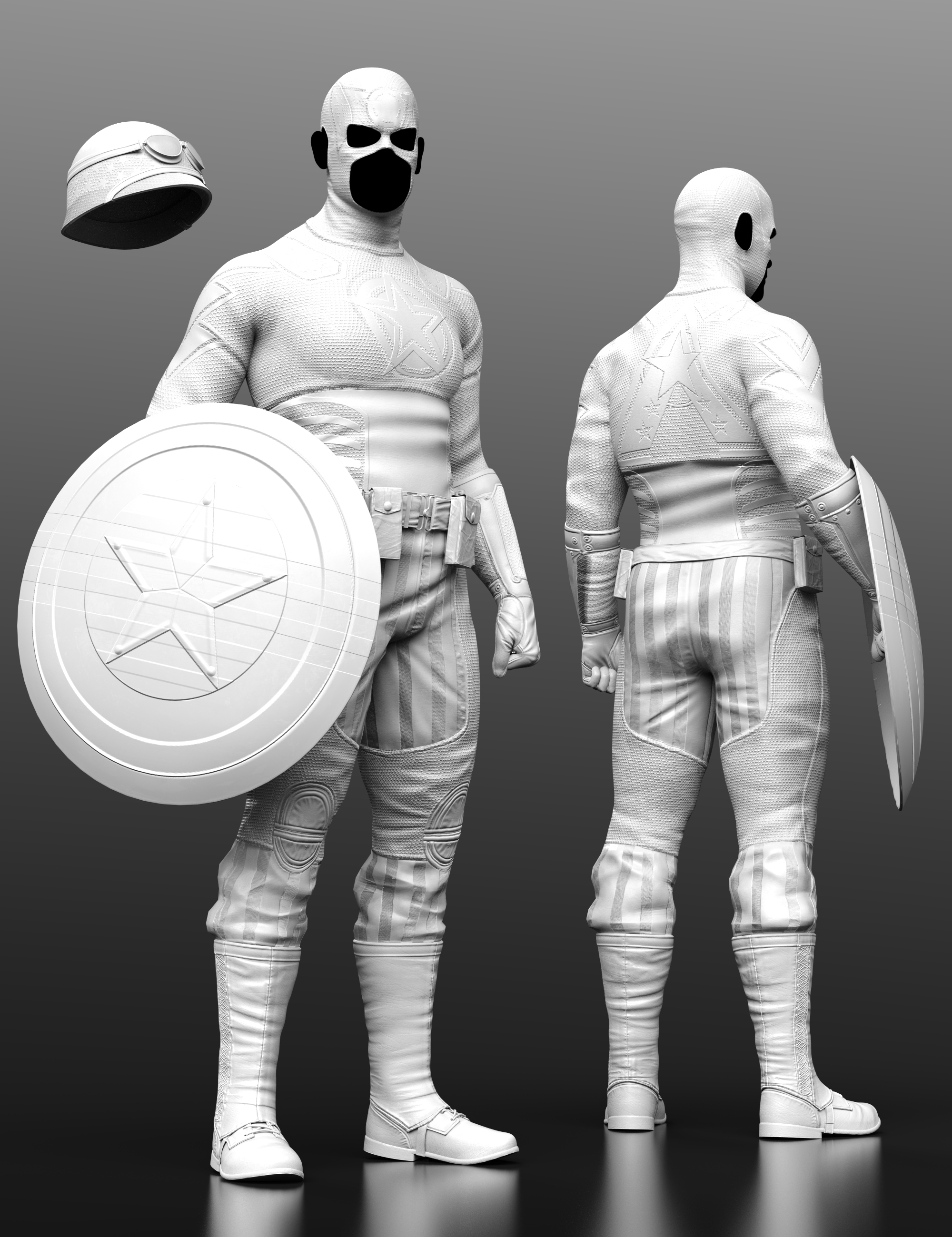 dForce Superhero Outfit Add-On | Daz 3D