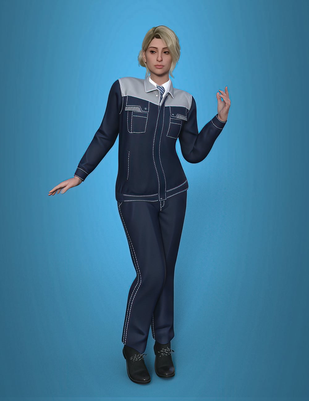 Engineer Uniform Outfit for Genesis 9 | Daz 3D