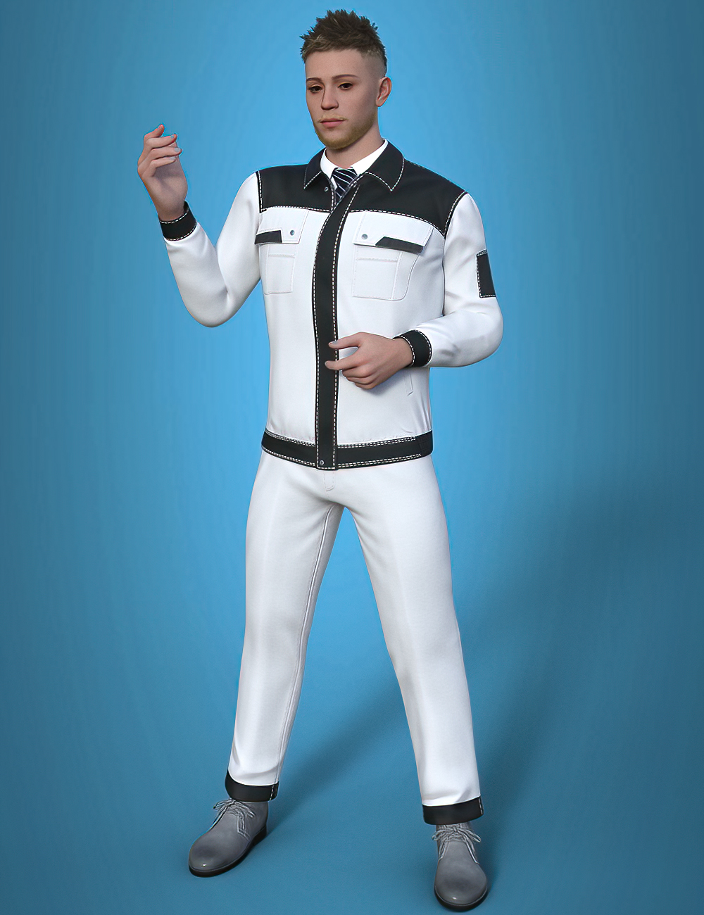 Engineer Uniform Outfit for Genesis 9 | Daz 3D