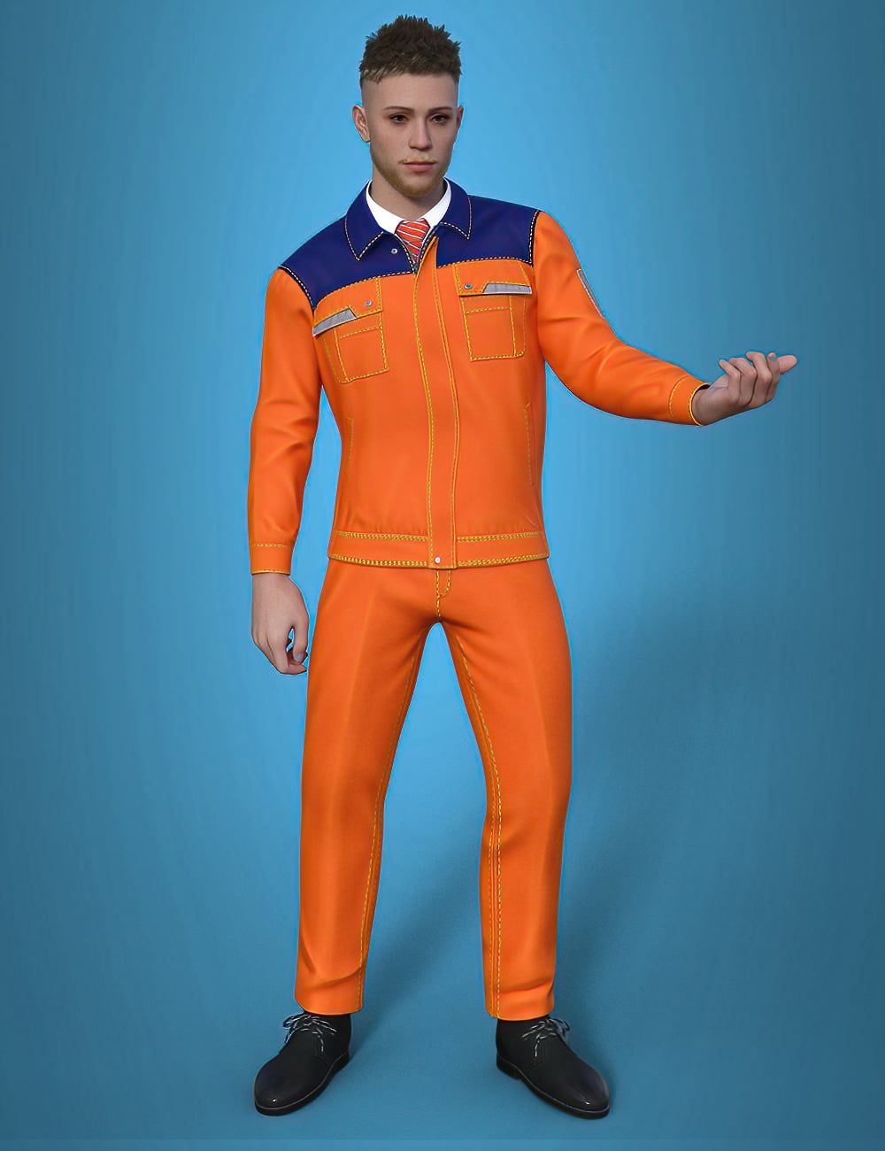 Engineer Uniform Outfit for Genesis 9 | Daz 3D