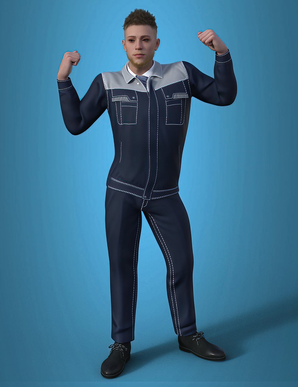 Engineer Uniform Outfit for Genesis 9 | Daz 3D
